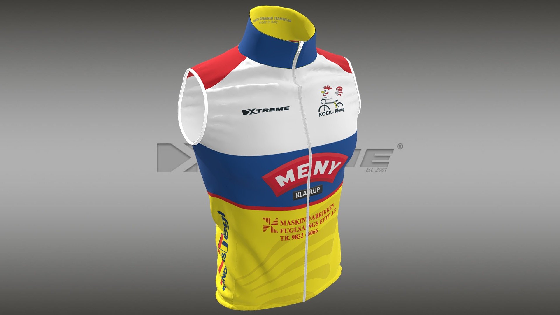 Kock Klarup 2018 Vest 4100 - 3D model by Konggaard - Xtreme Custom ...