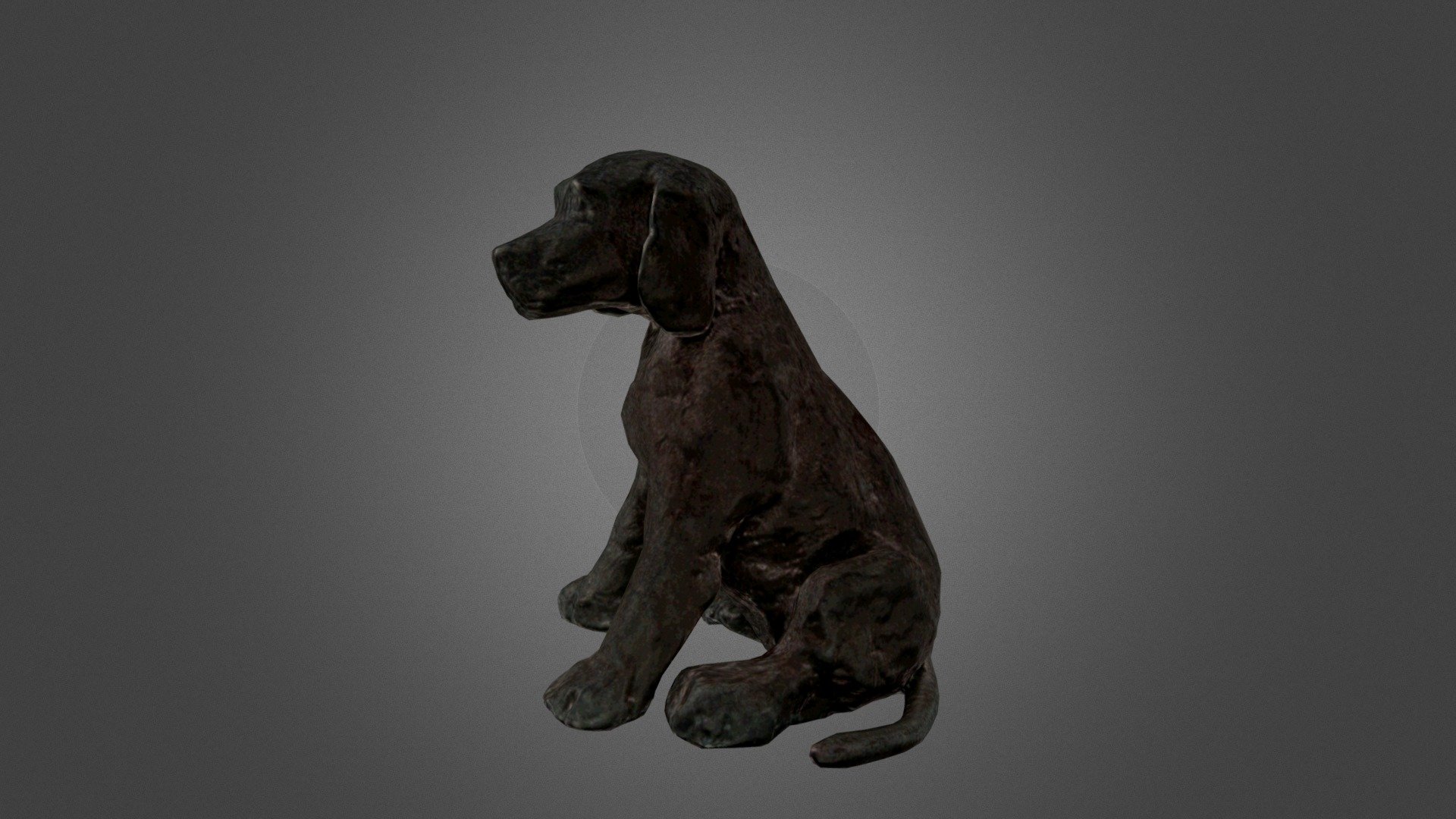 Dog Statue Low Res - 3D model by JonathanRitter [5125823] - Sketchfab