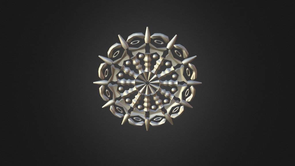 3D Radial Design - 3D model by Taylor Harton (@taylorharton) [51275b1 ...