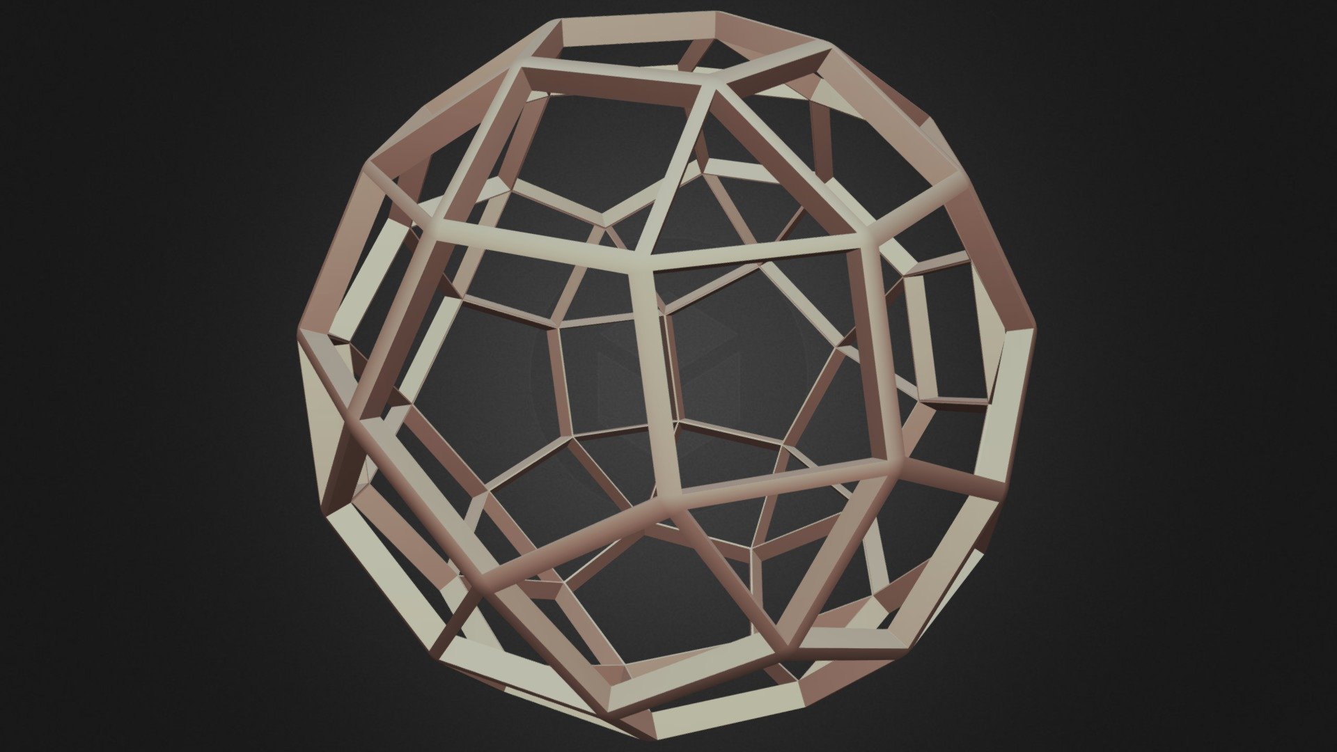 Wireframe Shape Rhombicosidodecahedron - Buy Royalty Free 3D model by MR.AnyCAD (@MRAnyCAD ...
