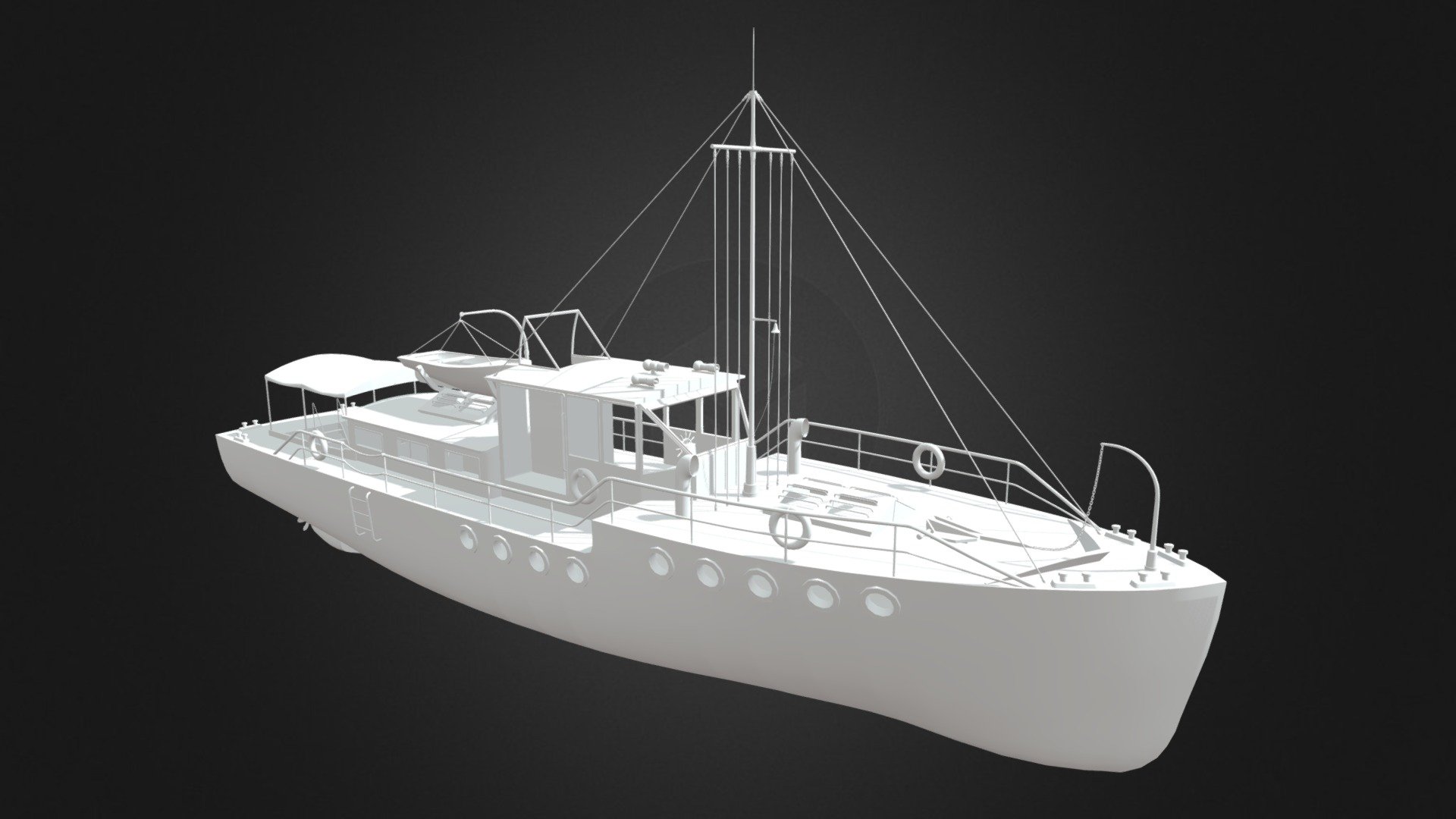 Low poly Boat - Download Free 3D model by Aditya Voxel (@Adityakm) [5128619] - Sketchfab