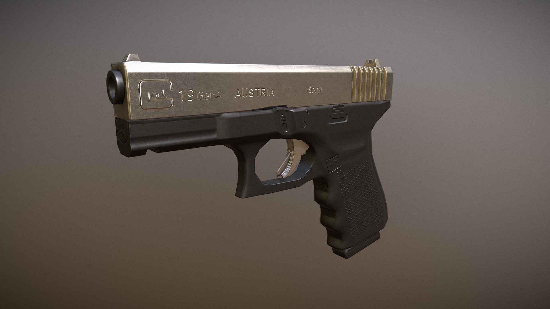 Austrin Gun Modle(LowPoly) - Download Free 3D model by GnanaSai ...