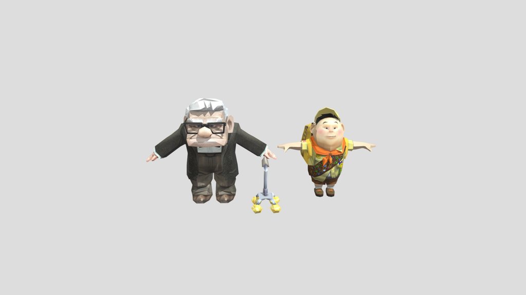 Characters Cartoon - A 3D model collection by Legogabifilm - Sketchfab