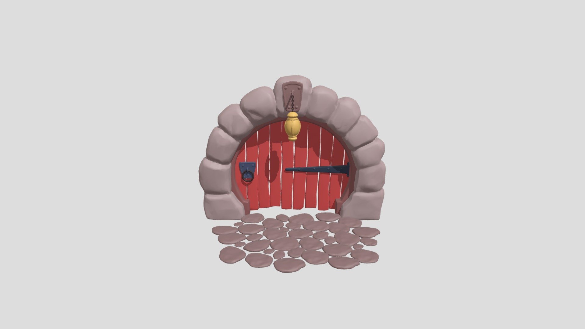Round Gate - 3D model by graphicxart [5129bf2] - Sketchfab