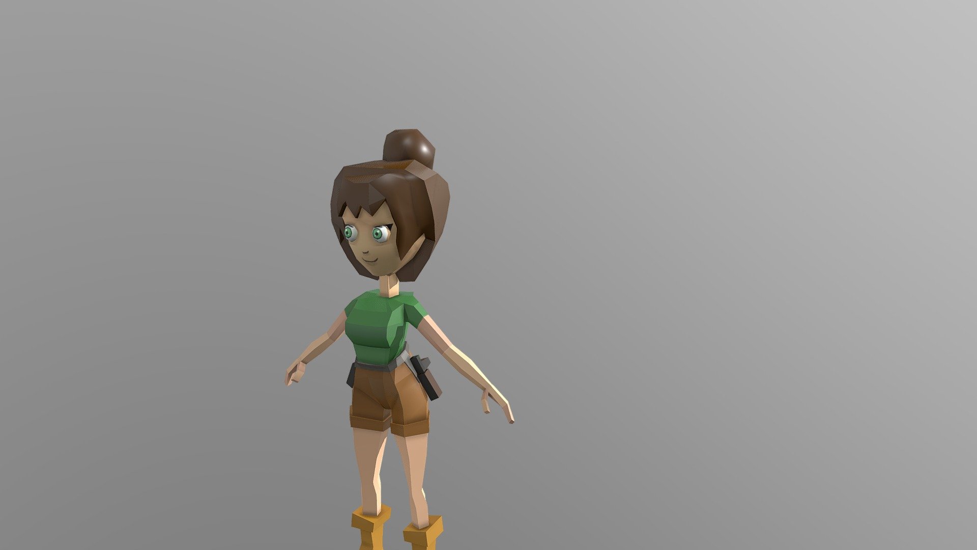Low Poly Character - Download Free 3D model by Azul Mousseigne (@Azzure ...