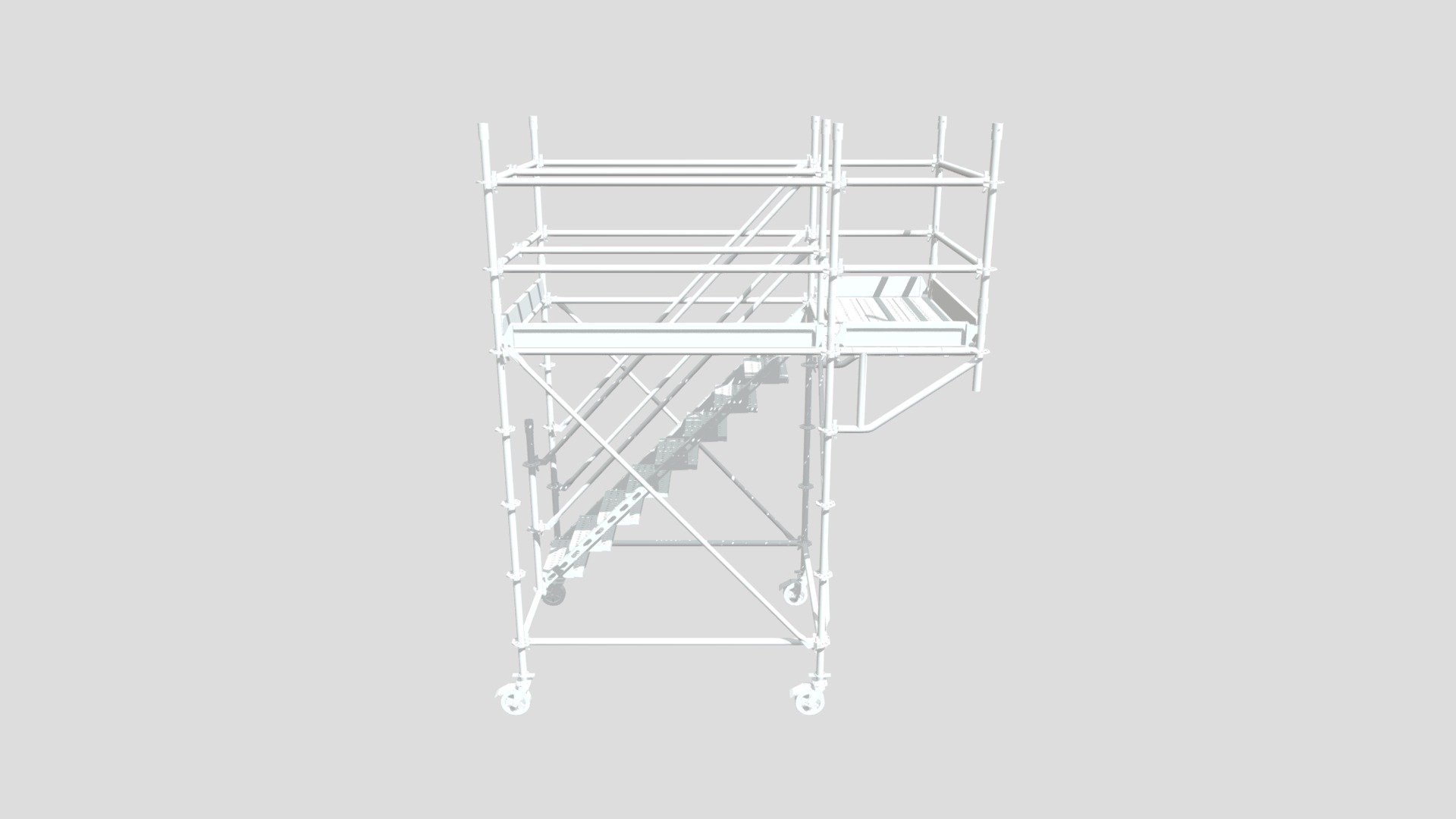 Octagonloclk Scaffolding System 3D Model - 3D model by Scaffolding ...