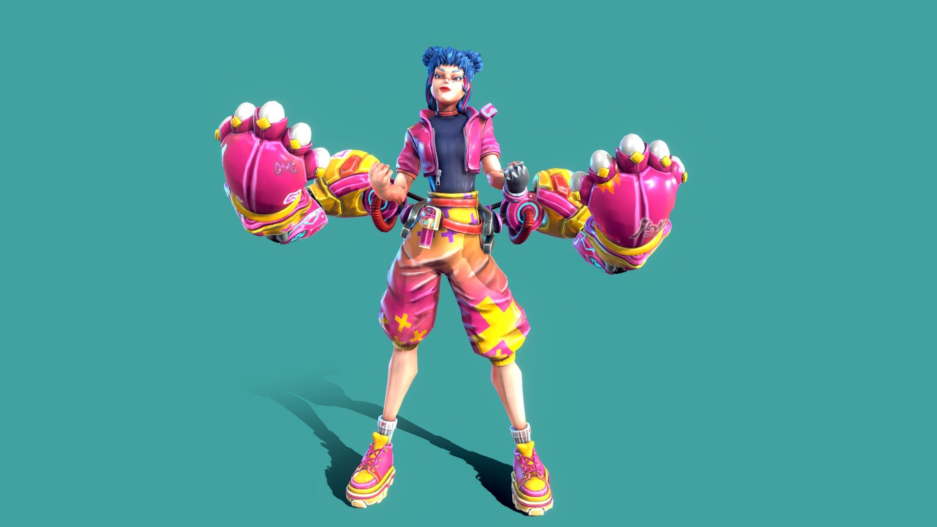 Mega Mecha Puncher - 3D model by willianfreitas [512db94] - Sketchfab