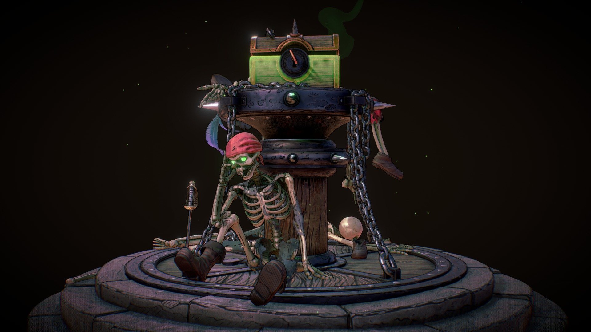 Treasure hunters - 3D model by oboix [512dfc4] - Sketchfab