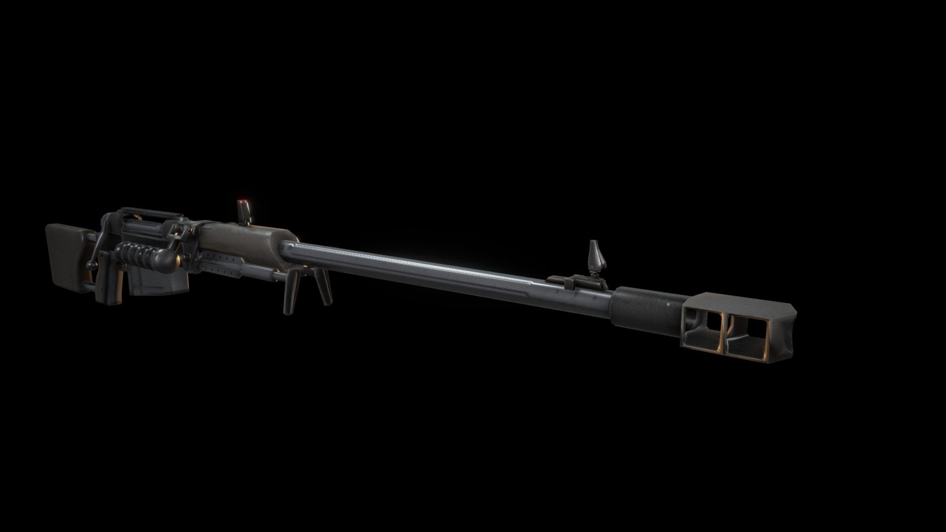 Zastava M93 Black Arrow Anti-Materiel Rifle - 3D model by zachariahc99 ...