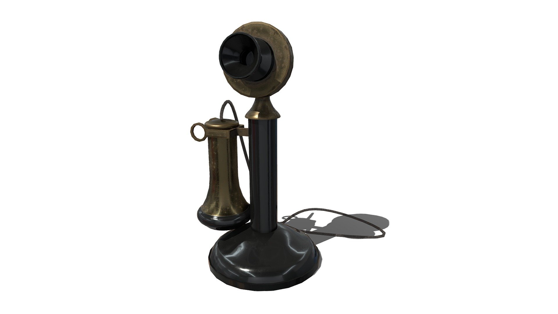 Old / Antique / Vintage Phone / Telephone - Buy Royalty Free 3D model ...