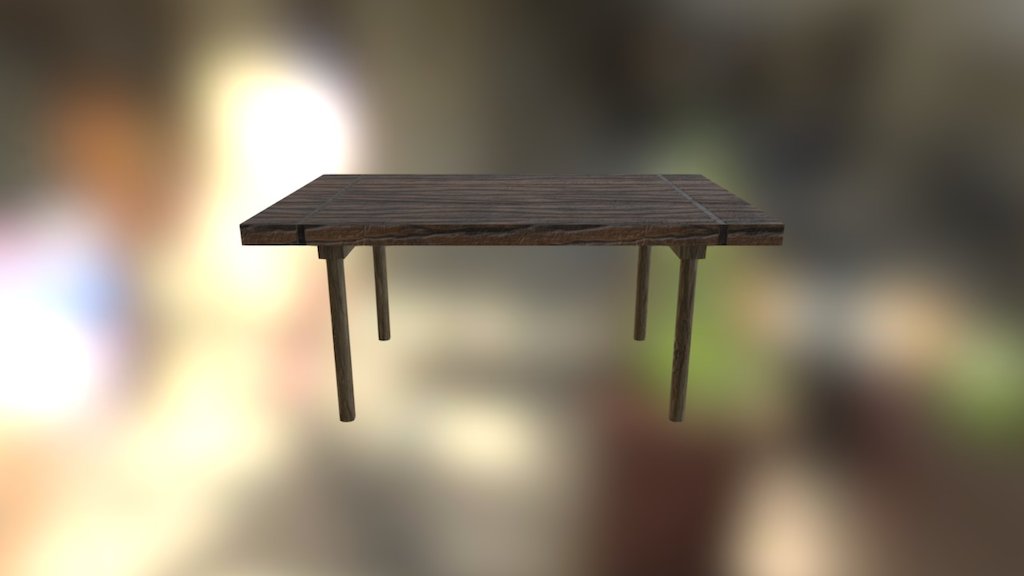 table - 3D model by Erlhal [51354fc] - Sketchfab
