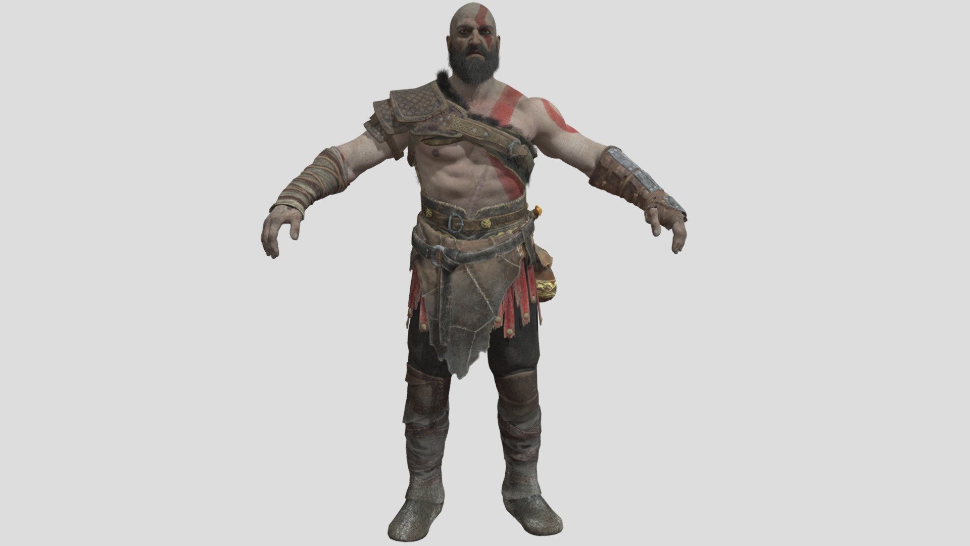 Kratos - Download Free 3D model by OFFICIAL HALO 3D (@brayanlealoficial ...