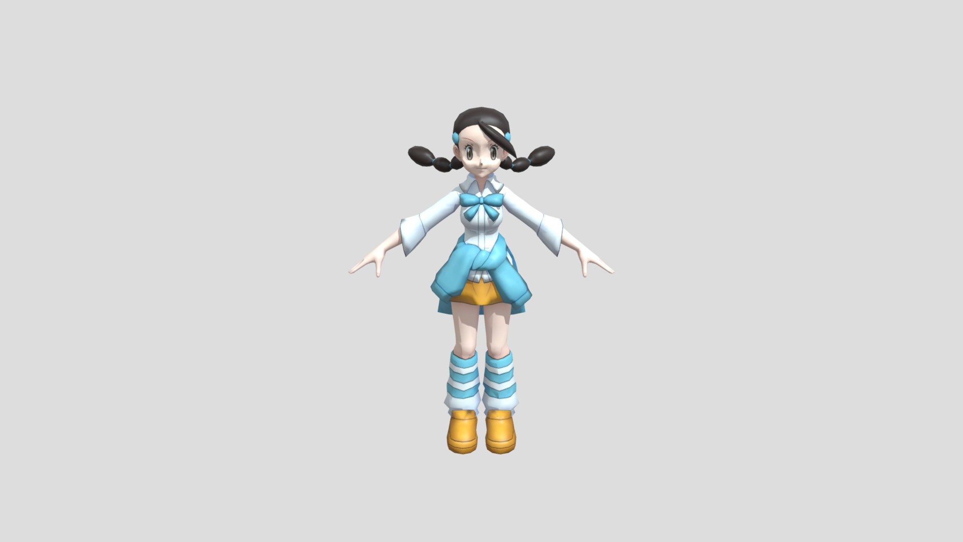 Candice - Pokemon - Download Free 3D model by Chechorams16 [513624f ...