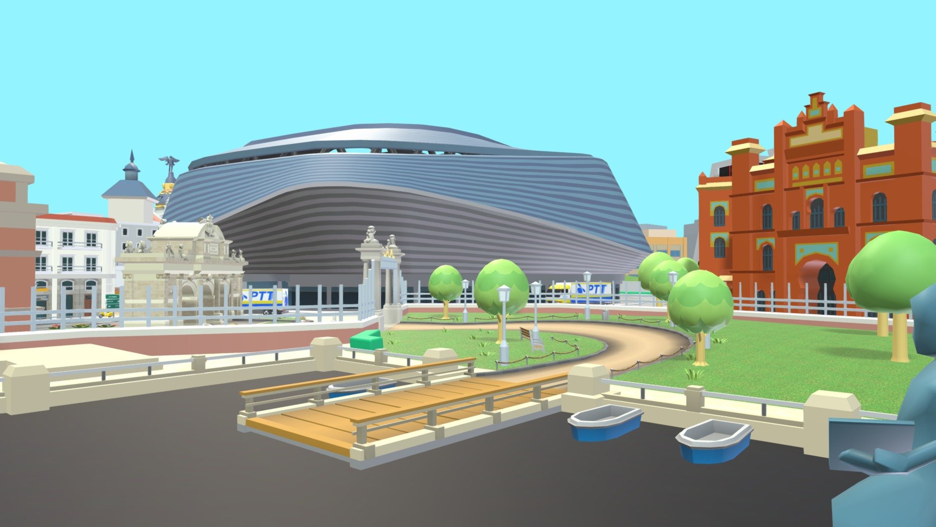 Mario Kart 8 Deluxe - Tour Madrid Drive - Download Free 3D model by ...
