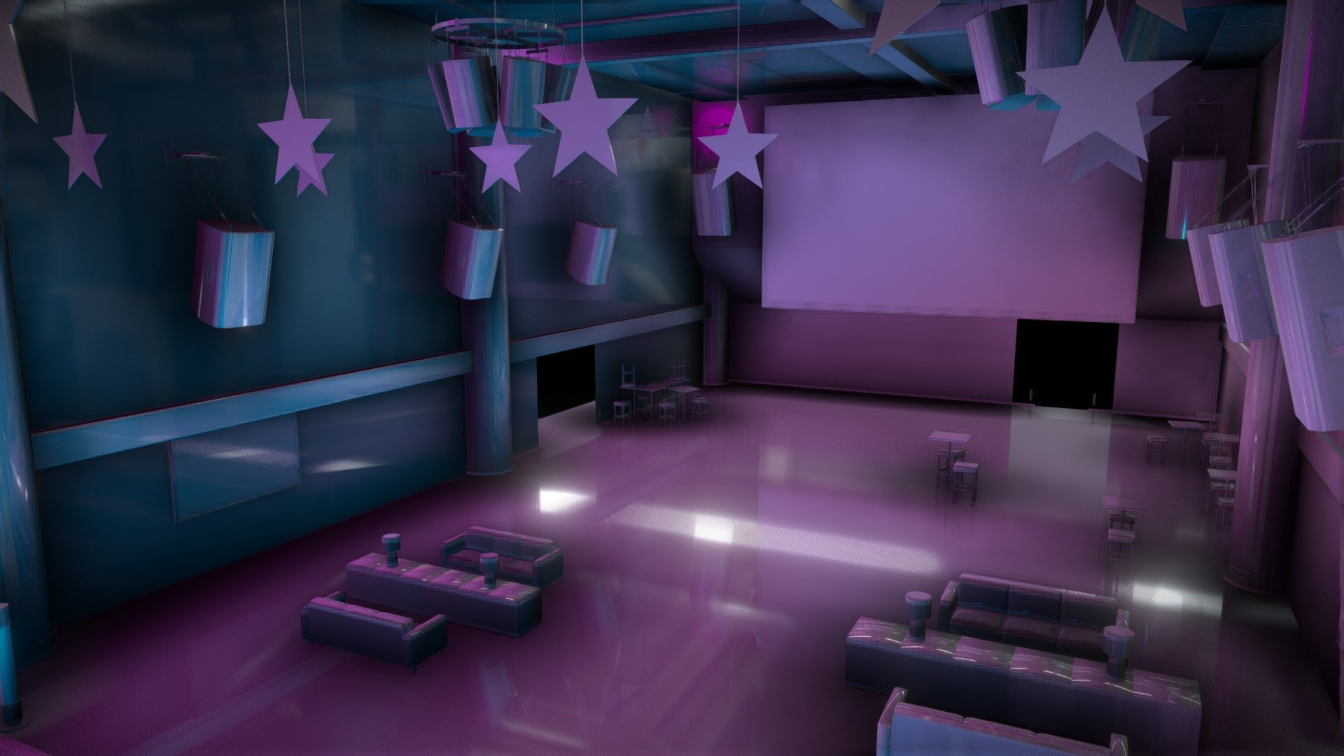 VIP Party Room (Unused) - Download Free 3D model by skylajade69 ...