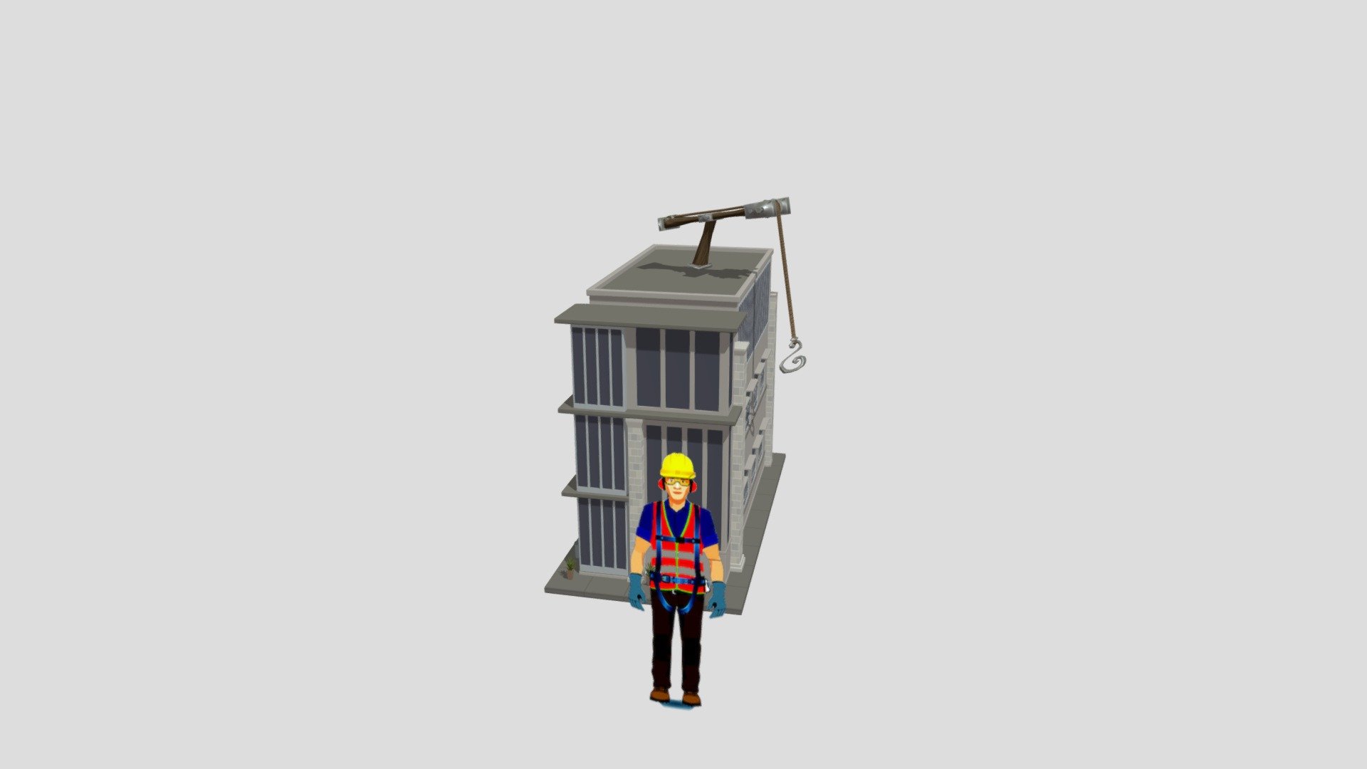 builder aja - 3D model by saepulalam [513af0f] - Sketchfab