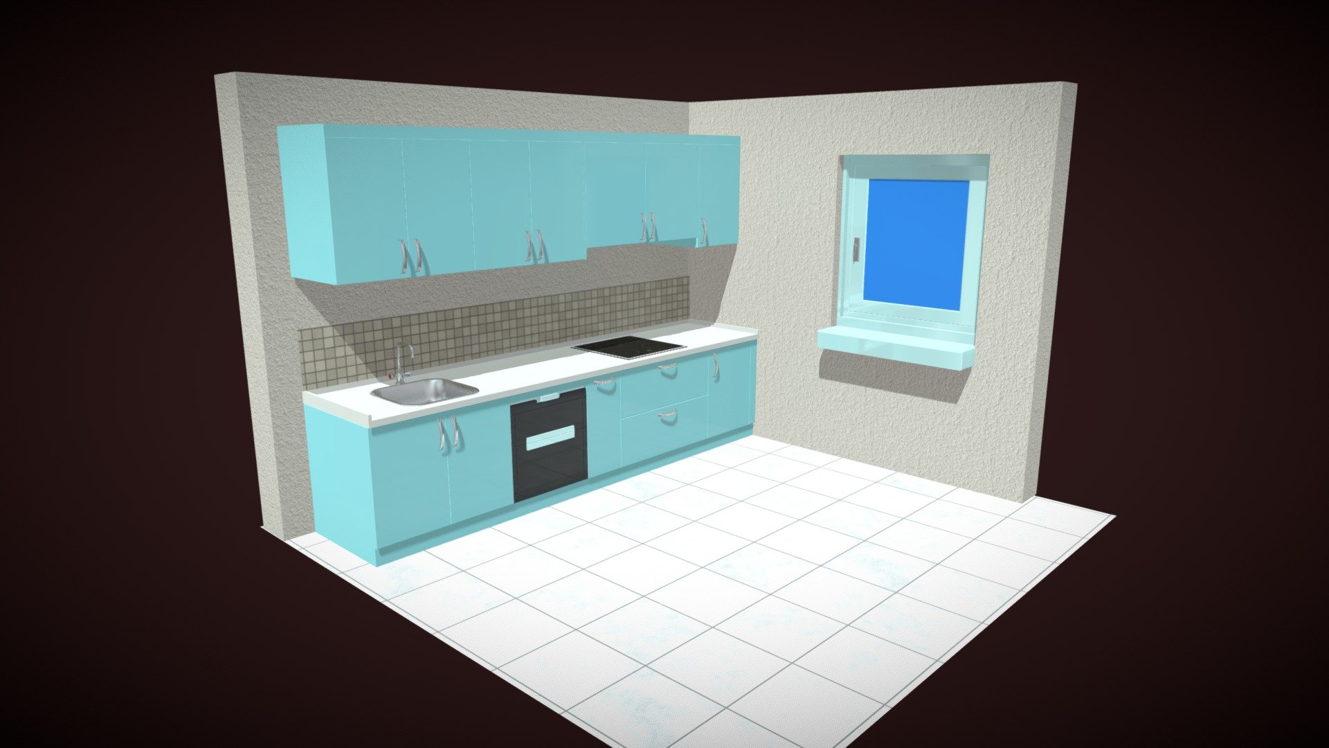 Kitchen For Dod Tx - 3D model by denluck [513c3e0] - Sketchfab