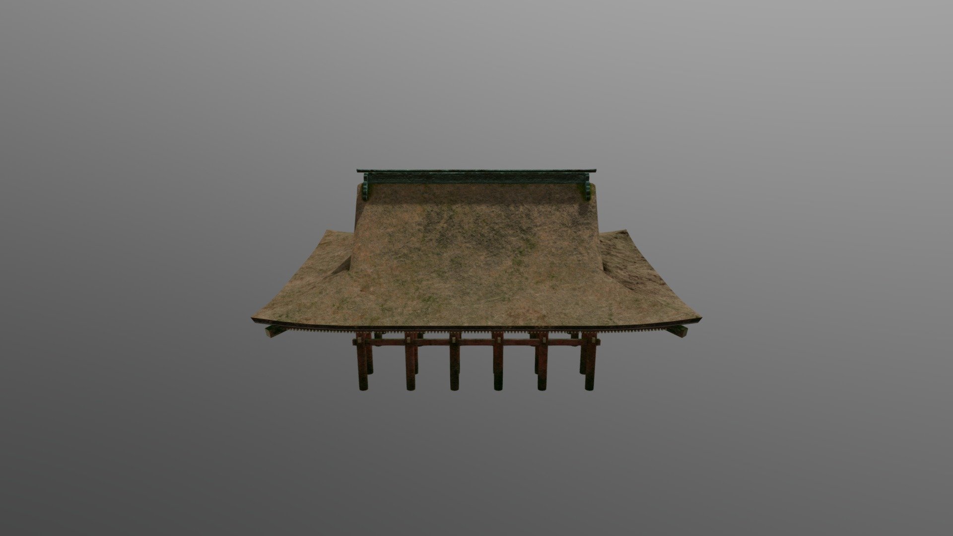 Shinto shrine HAIDEN - 3D model by Fumiaki Kono (@Fumiaki.Kono.1614 ...