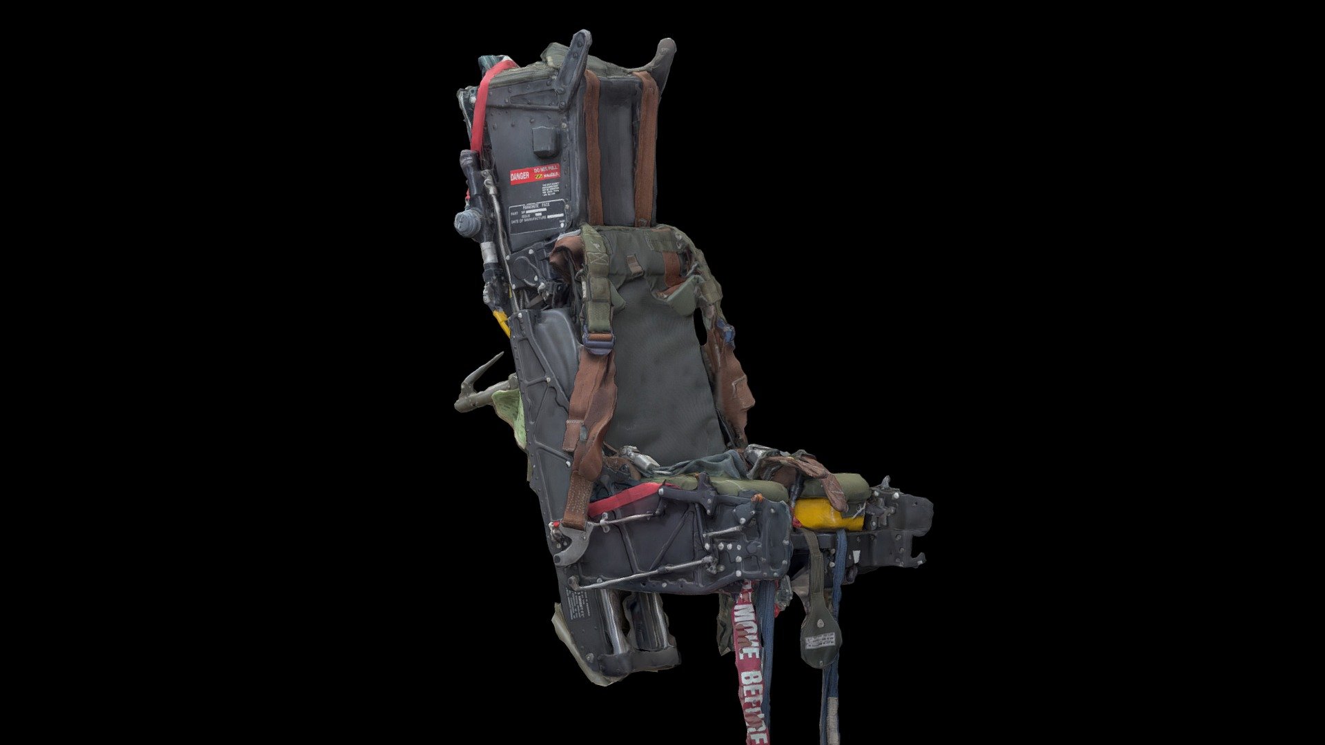 Jet Plane Cockpit Ejector Seat Scan - Buy Royalty Free 3D model by ...