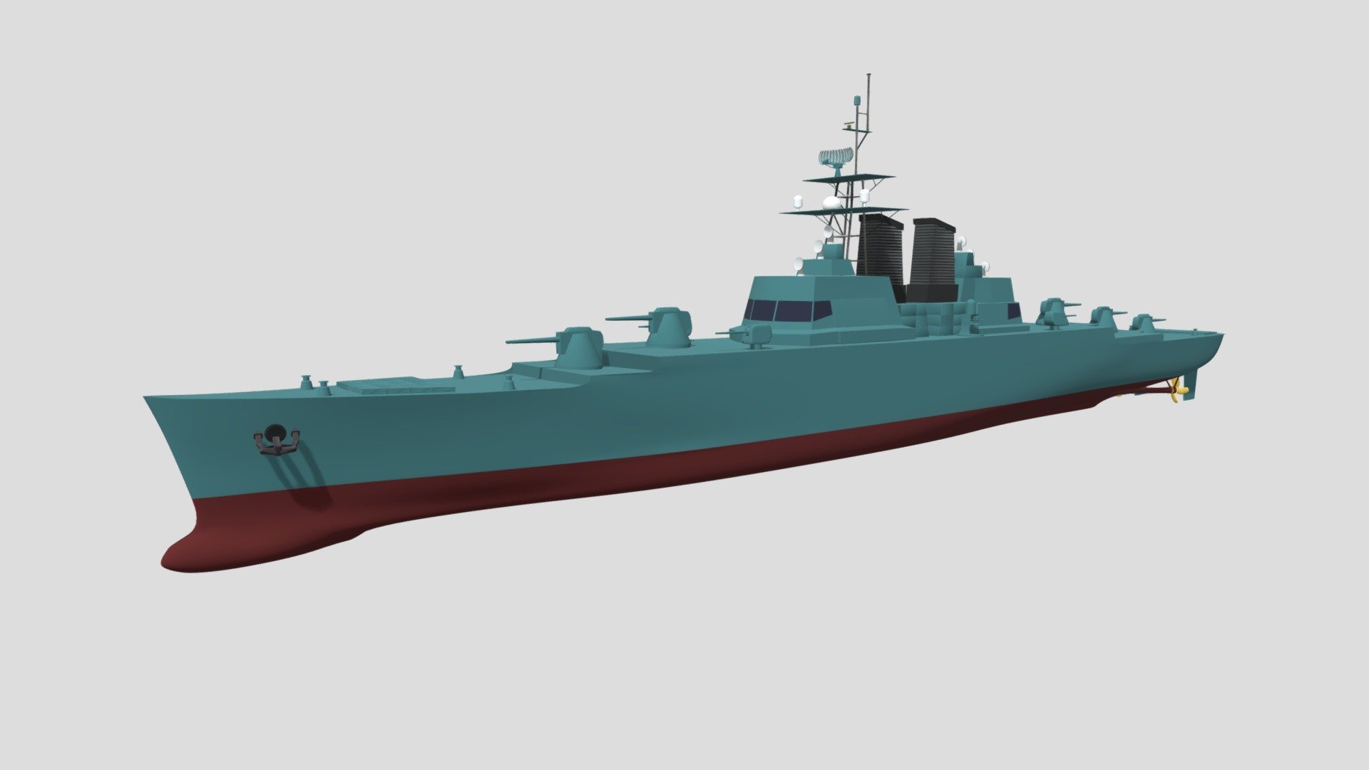 Sonar Cruiser - Download Free 3D model by gogiart (@agt14032013) [513d6aa] - Sketchfab