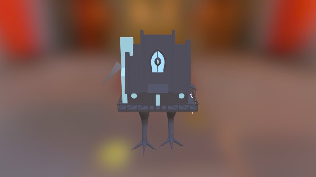 Baba Yaga's Chicken House - 3D model by mleung [513d6fe] - Sketchfab