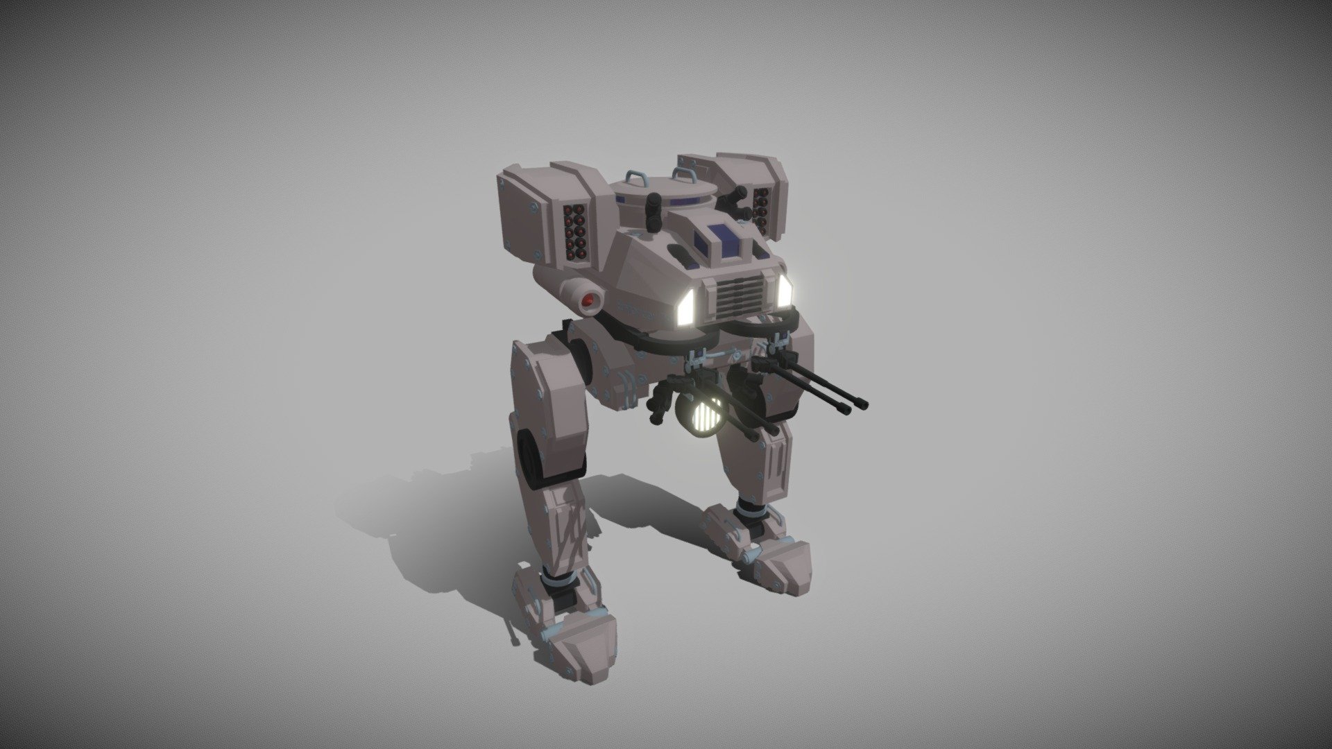Heavy Patrol Walker - Download Free 3D model by Kussa [513f939] - Sketchfab