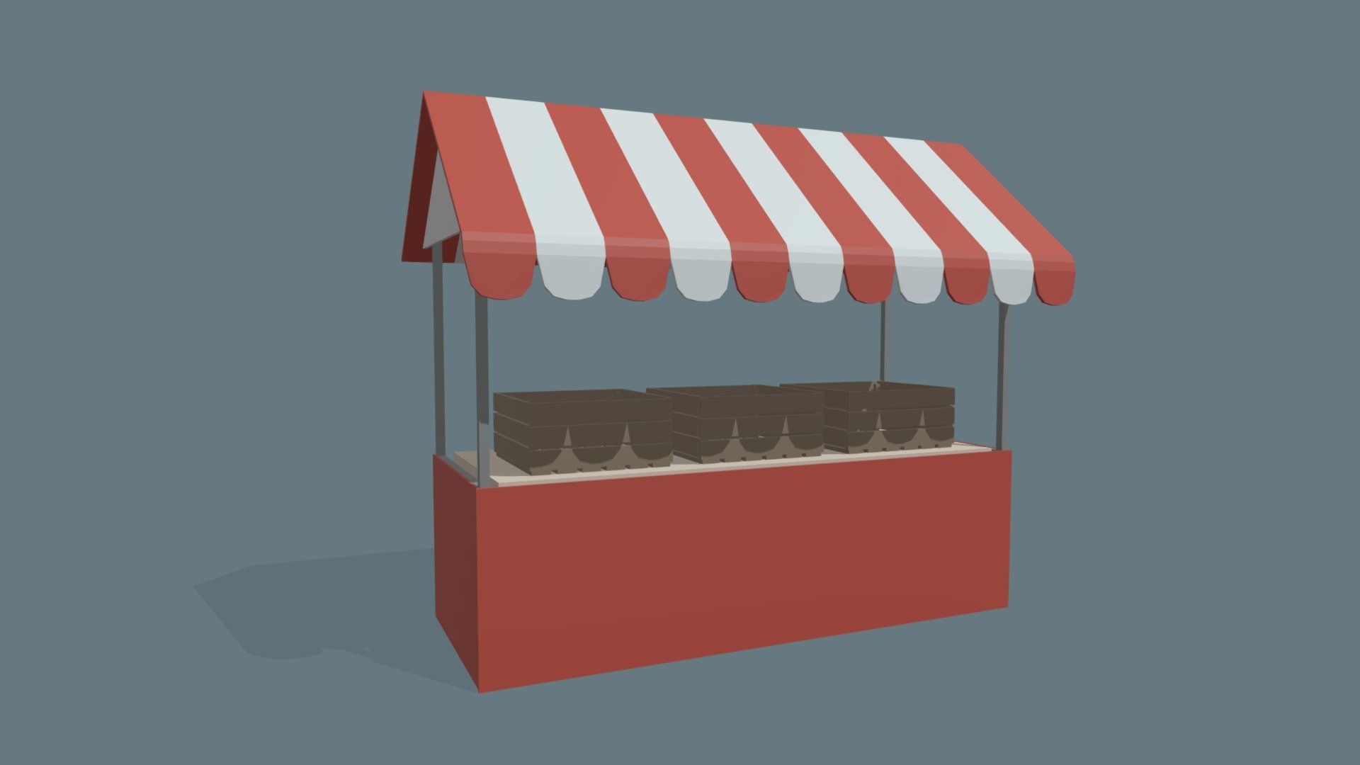 Market stall - 3D model by Nerites [513ff5b] - Sketchfab