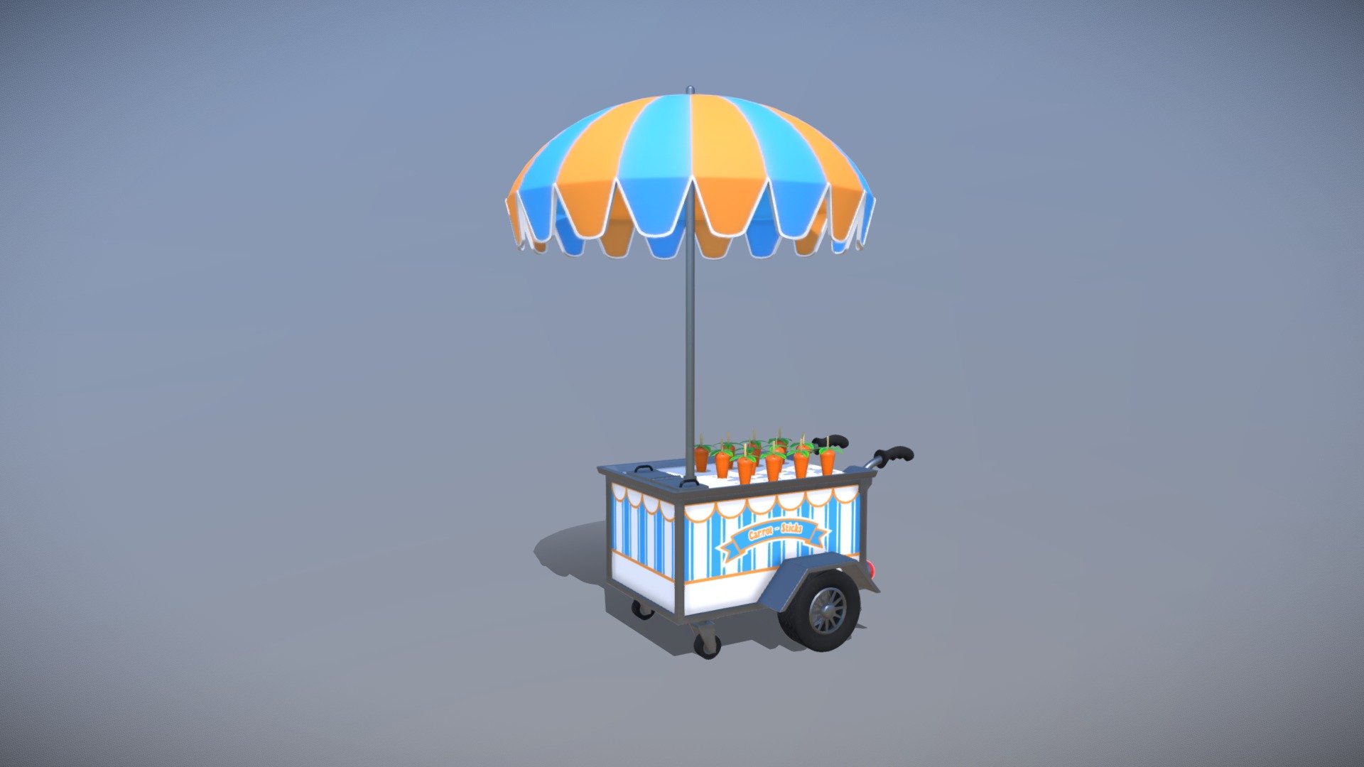 Zootopia Carrot Sticks Cart - 3D model by Caitlin Hendricks ...