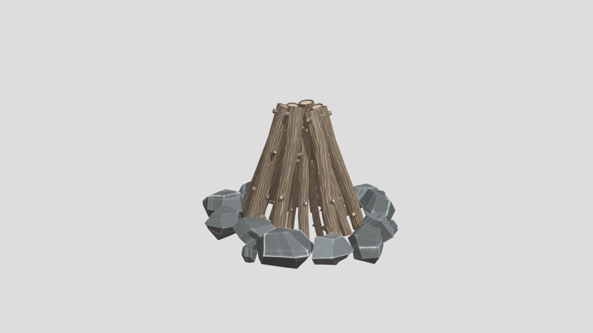 Bonfire - V1 - Download Free 3D model by sara3dbear [5141b8e] - Sketchfab