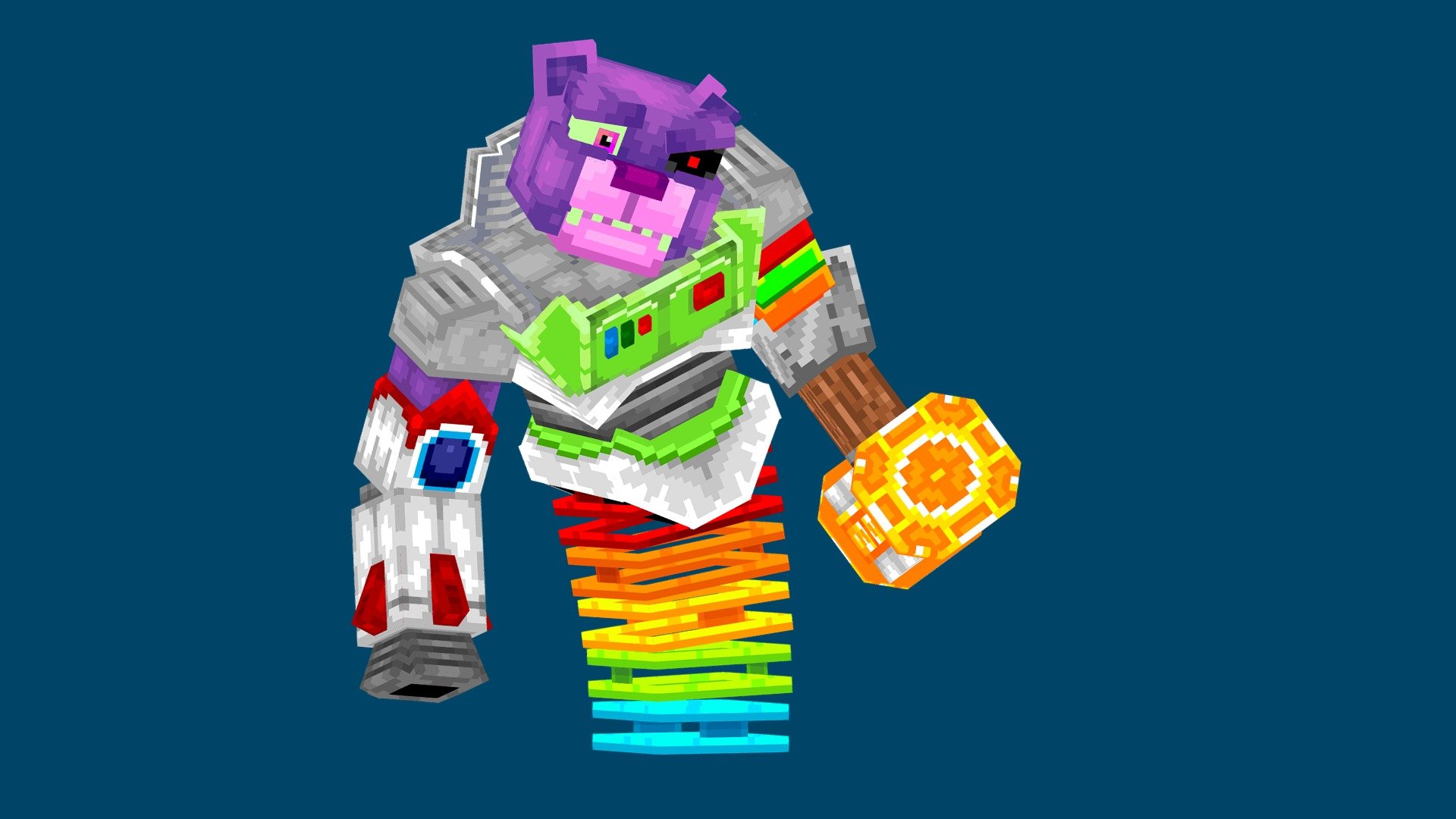 Minecraft Toys boss - 3D model by cazfps [5141e7a] - Sketchfab