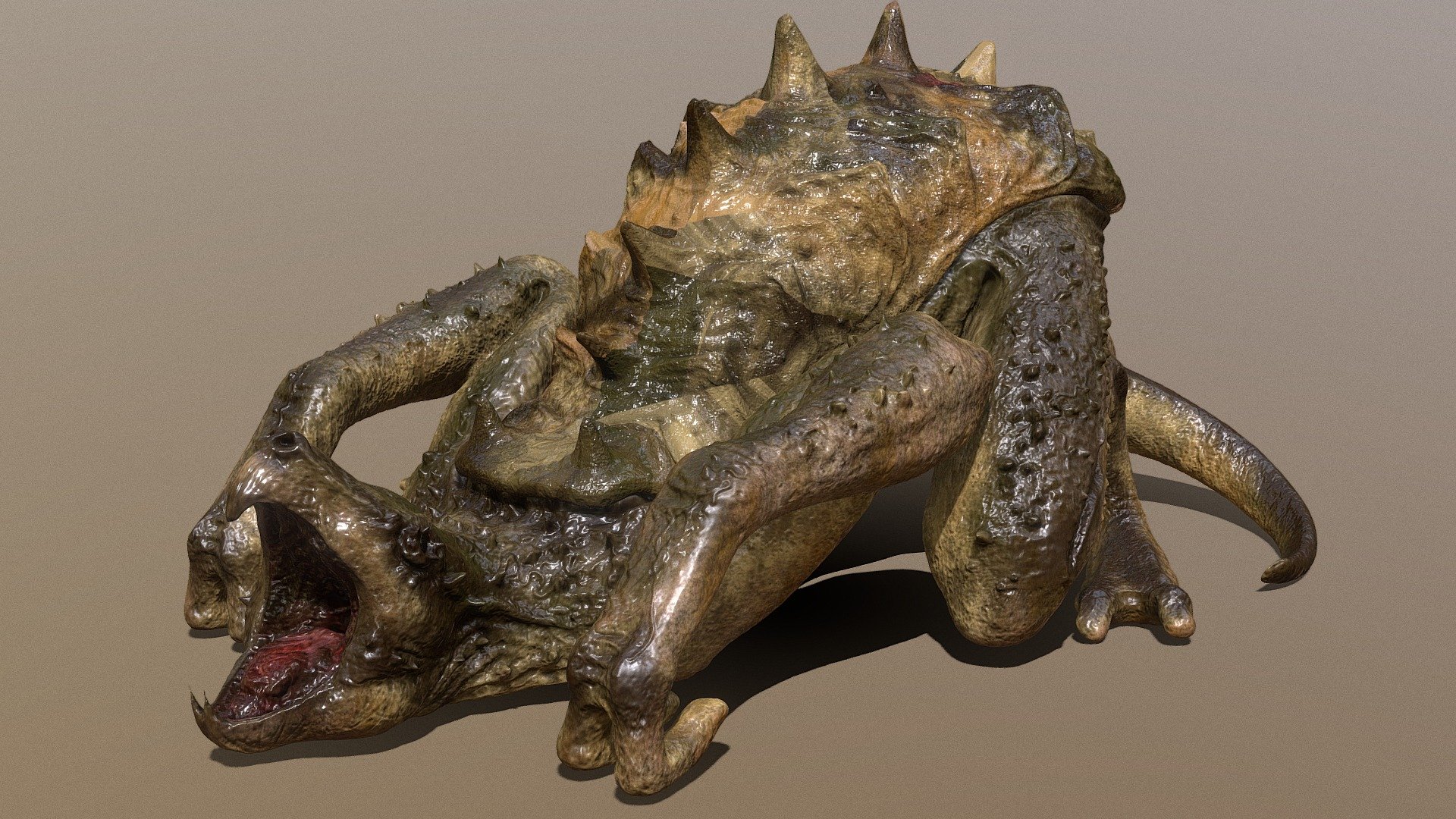 Humanoid Snapping Turtle Concept Buy Royalty Free 3d Model By