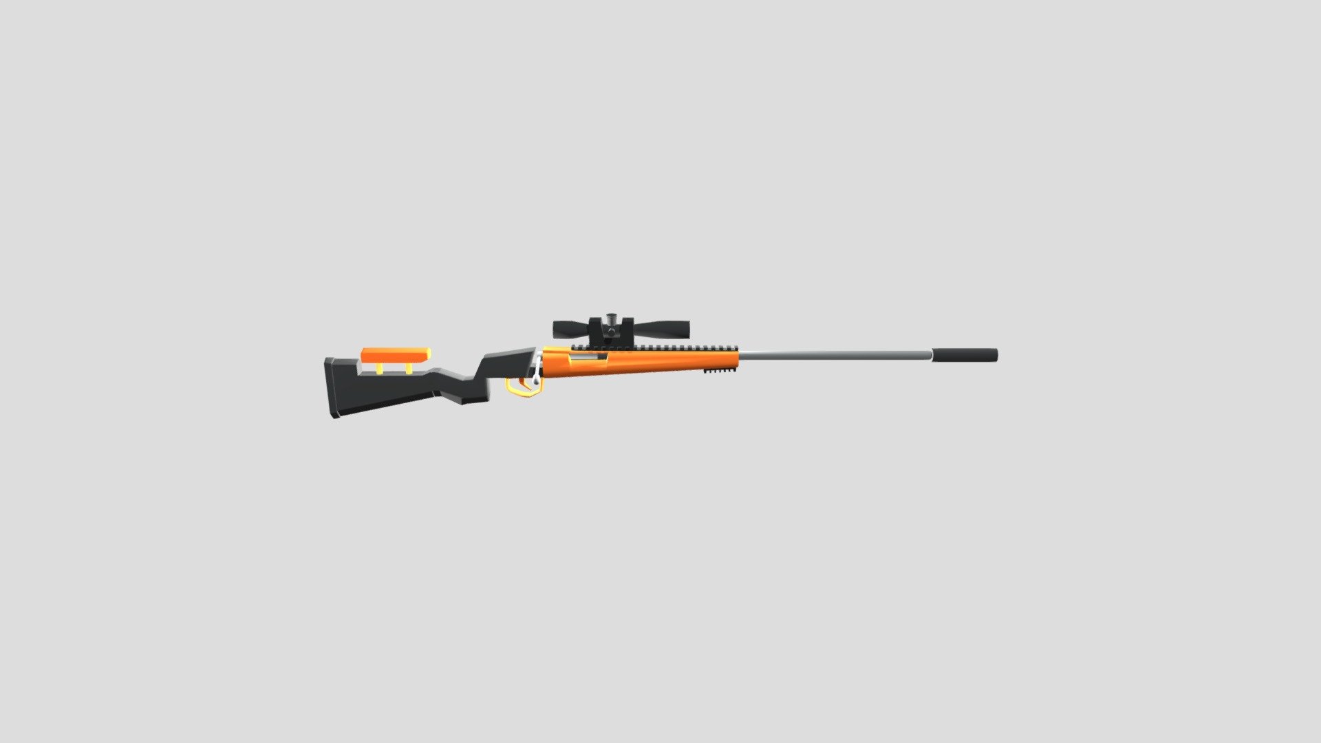 game sniper rifle - 3D model by sachme3d [5143d4e] - Sketchfab