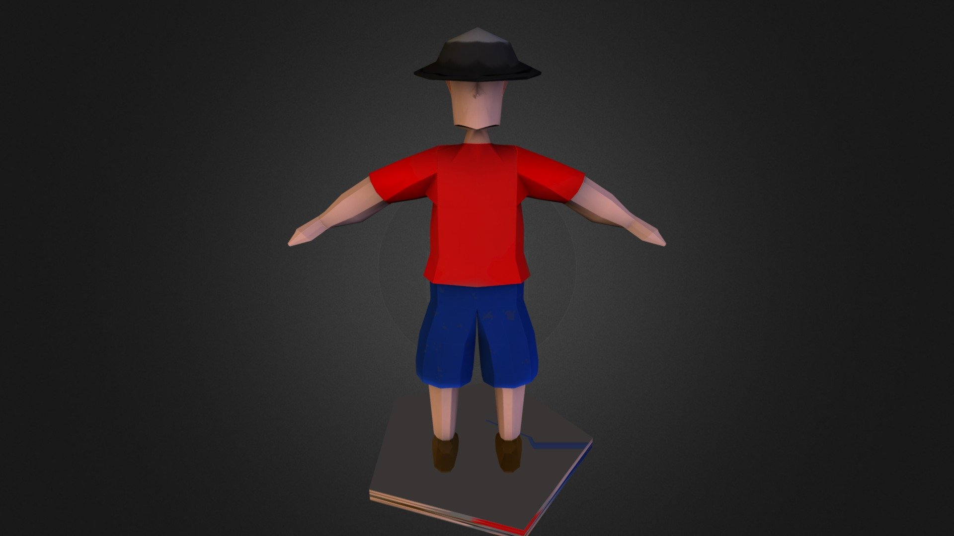 Dude with Hat - 3D model by sebastiaanderidder [5146b23] - Sketchfab