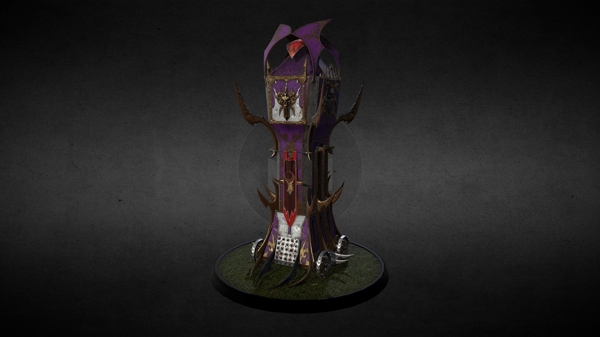 Druchii Siege Tower - 3D model by Andrew Phelan (@korphaeron99 ...