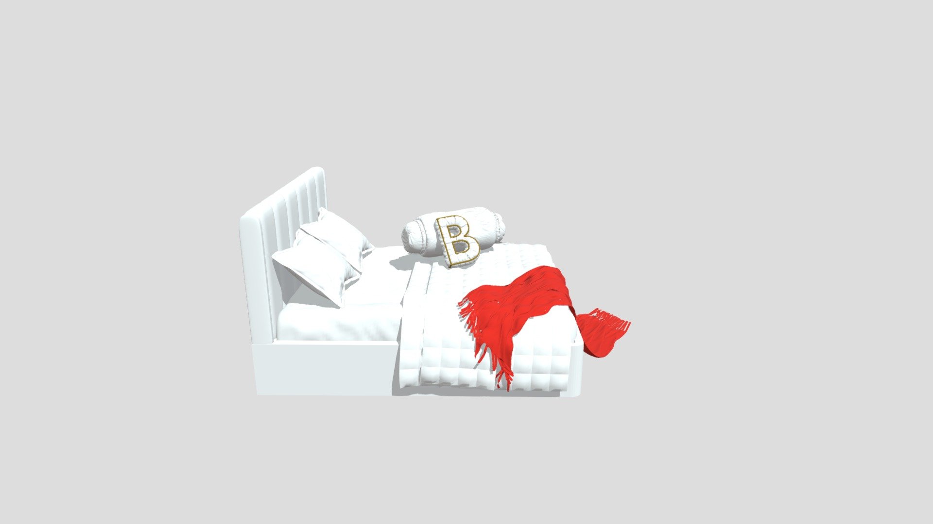 Bed-1 - Download Free 3D model by Dakta.Grower.Nzl [51475ac] - Sketchfab