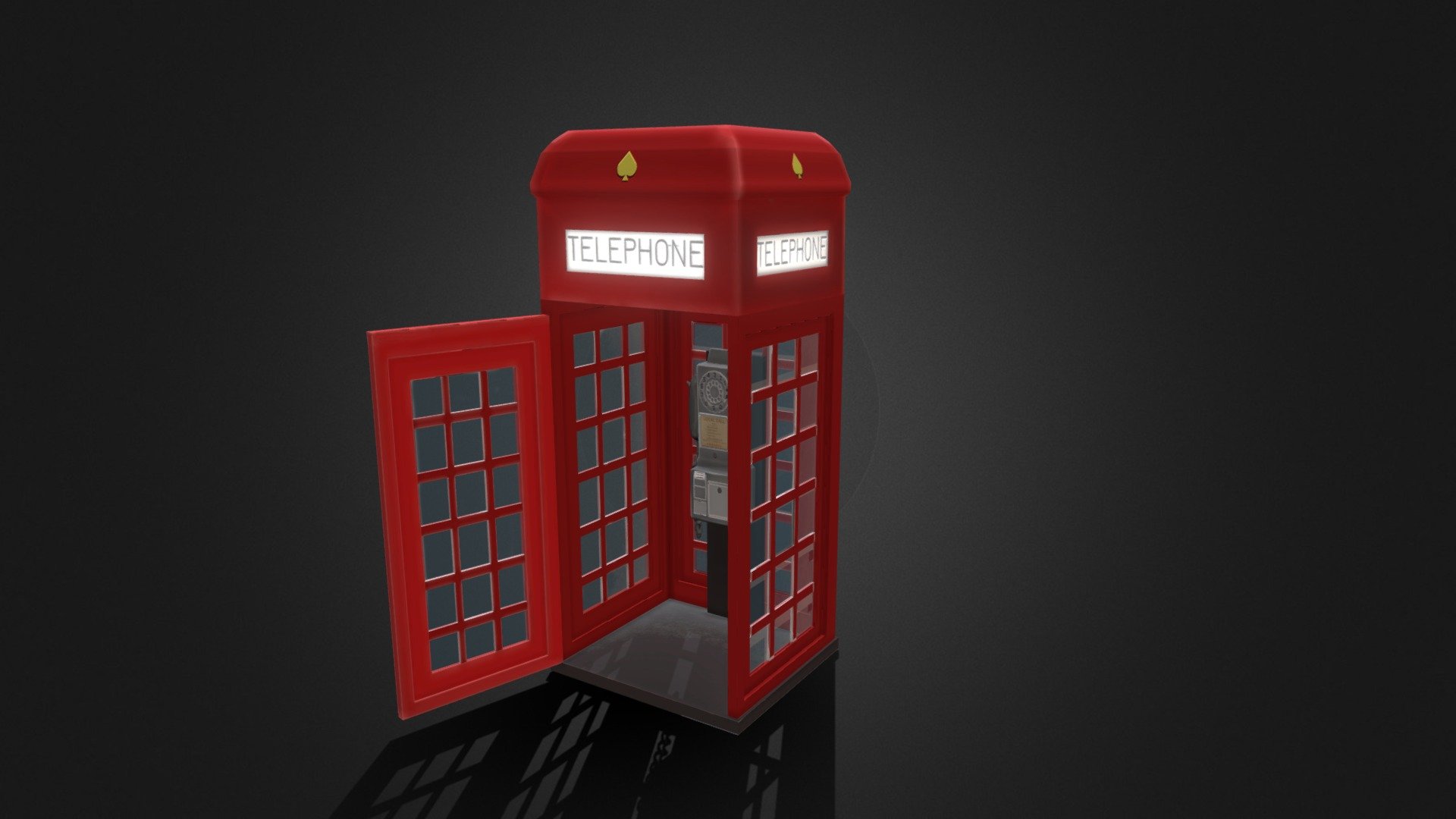 Stylized Phone Box. - Download Free 3D model by Green (@Green_1 ...
