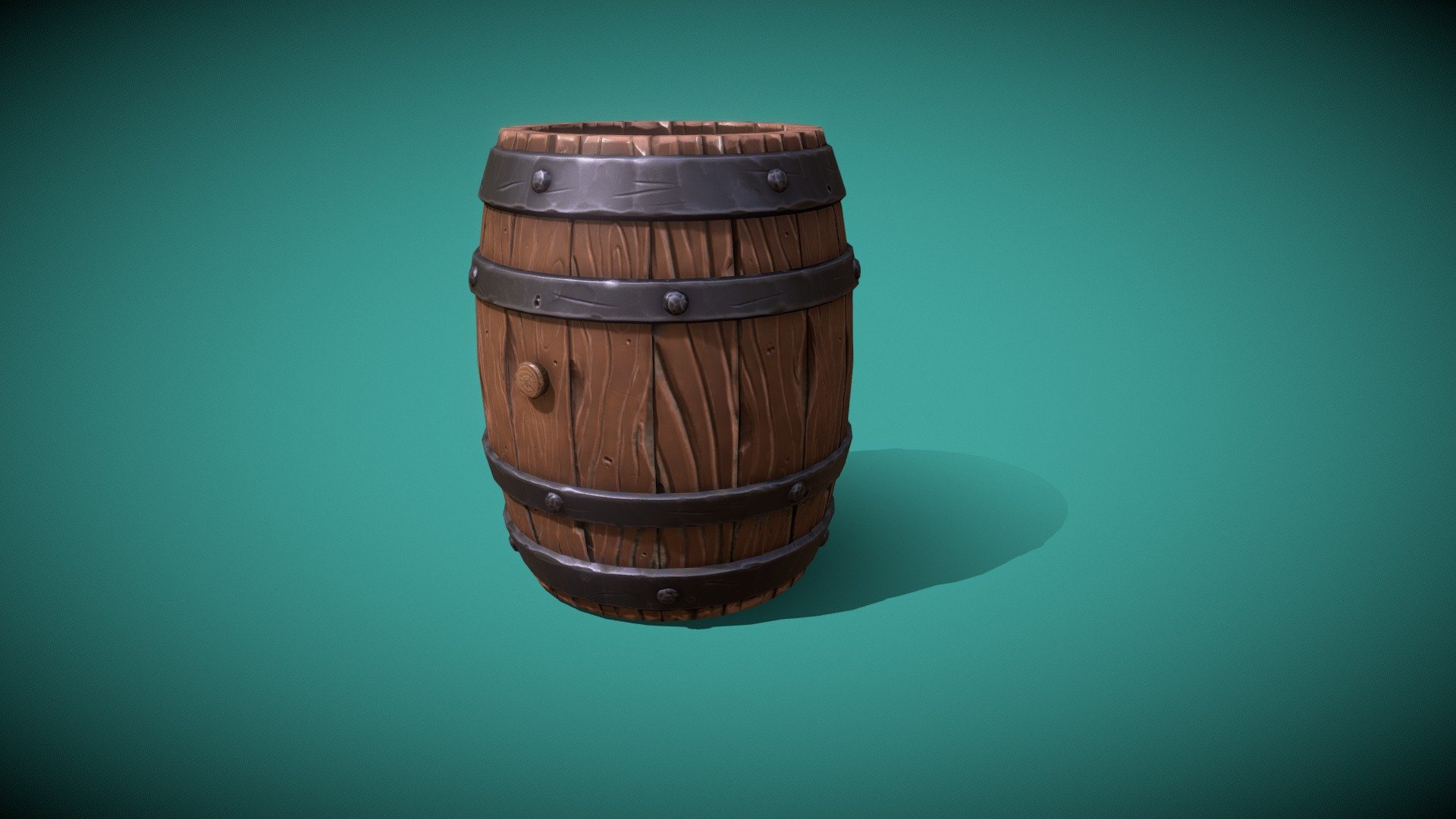 Pirate Barrel_low - Download Free 3D model by Pasha4713 [51492f7 ...