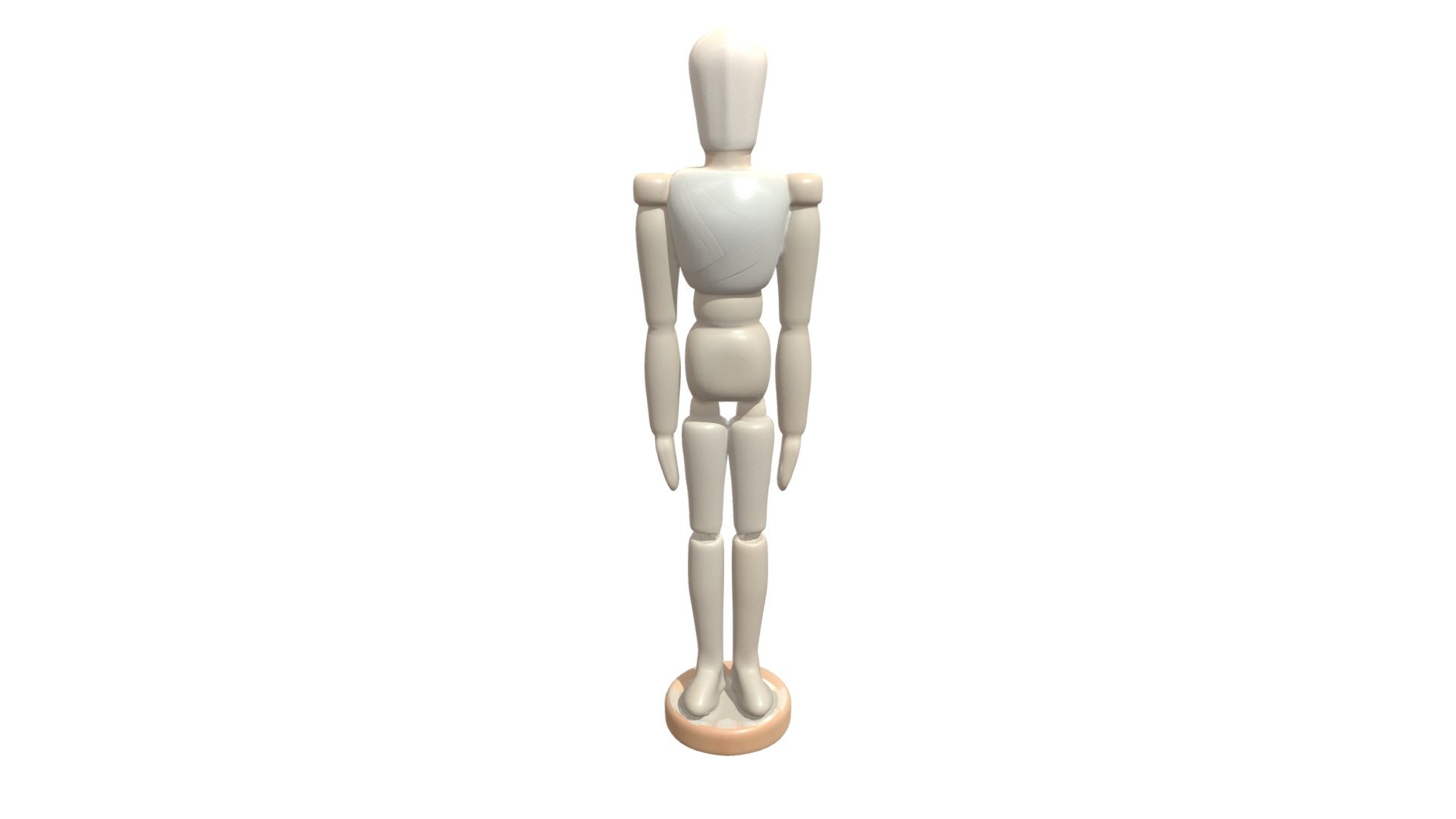 Wooden artist's mannequin - 3D model by wdd500 [514d538] - Sketchfab
