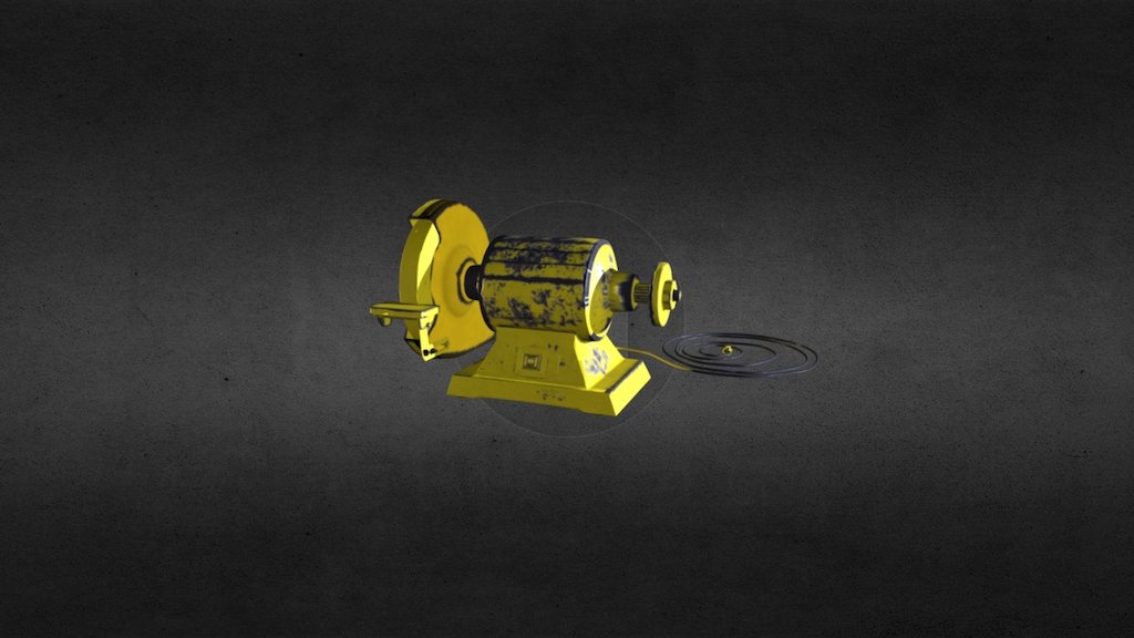 Bench Grinder_M2 - 3D model by josephmehanna37 [514f0eb] - Sketchfab