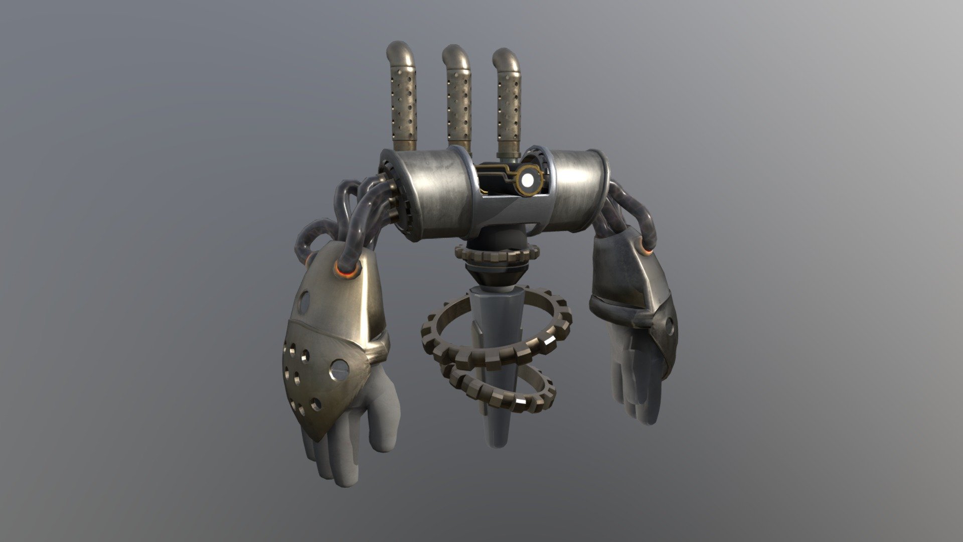 Steampunk Robot - Download Free 3D model by timlit01 (@timlit) [514f531 ...