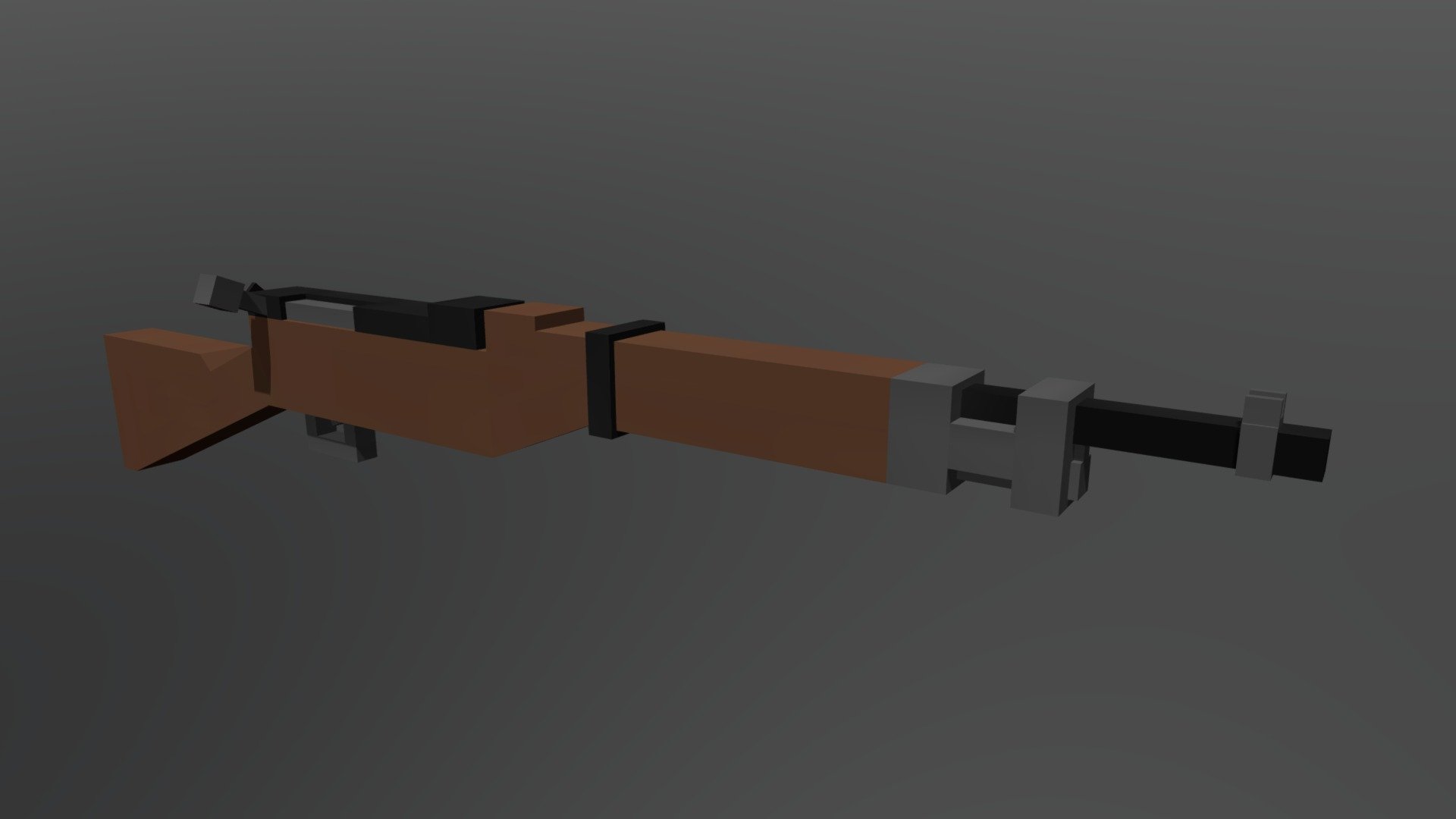 Low-Poly M1903 Springfield - 3D model by Pundus Art (@Pundus_Art ...