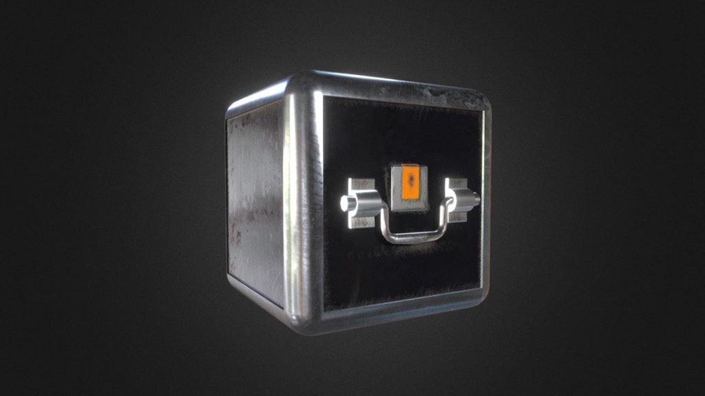 Game asset : metal crate - 3D model by CJXander [5151227] - Sketchfab