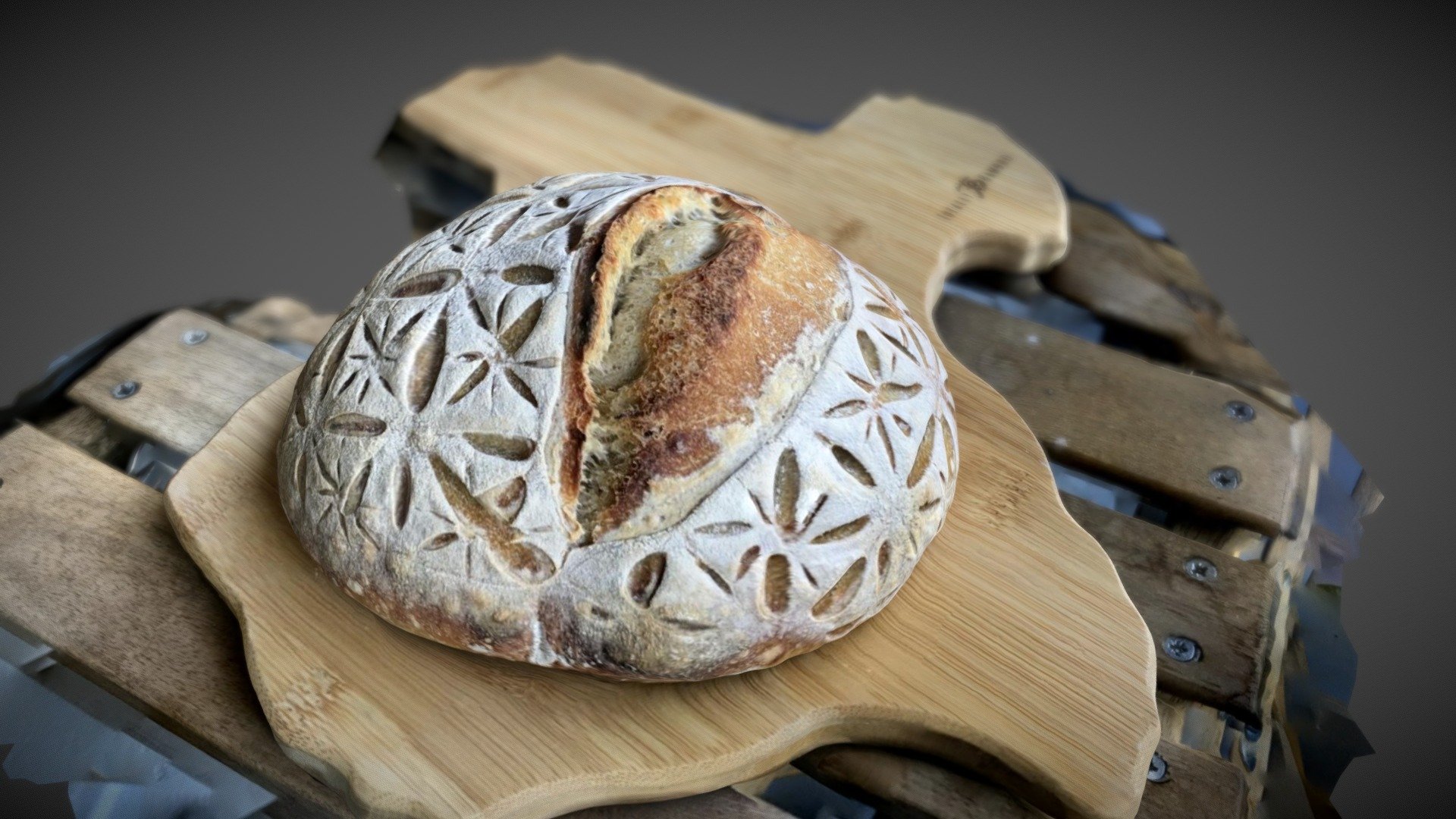 Pandemic baking - Sourdough bread - 3D model by kalakar (@nirjadesai ...