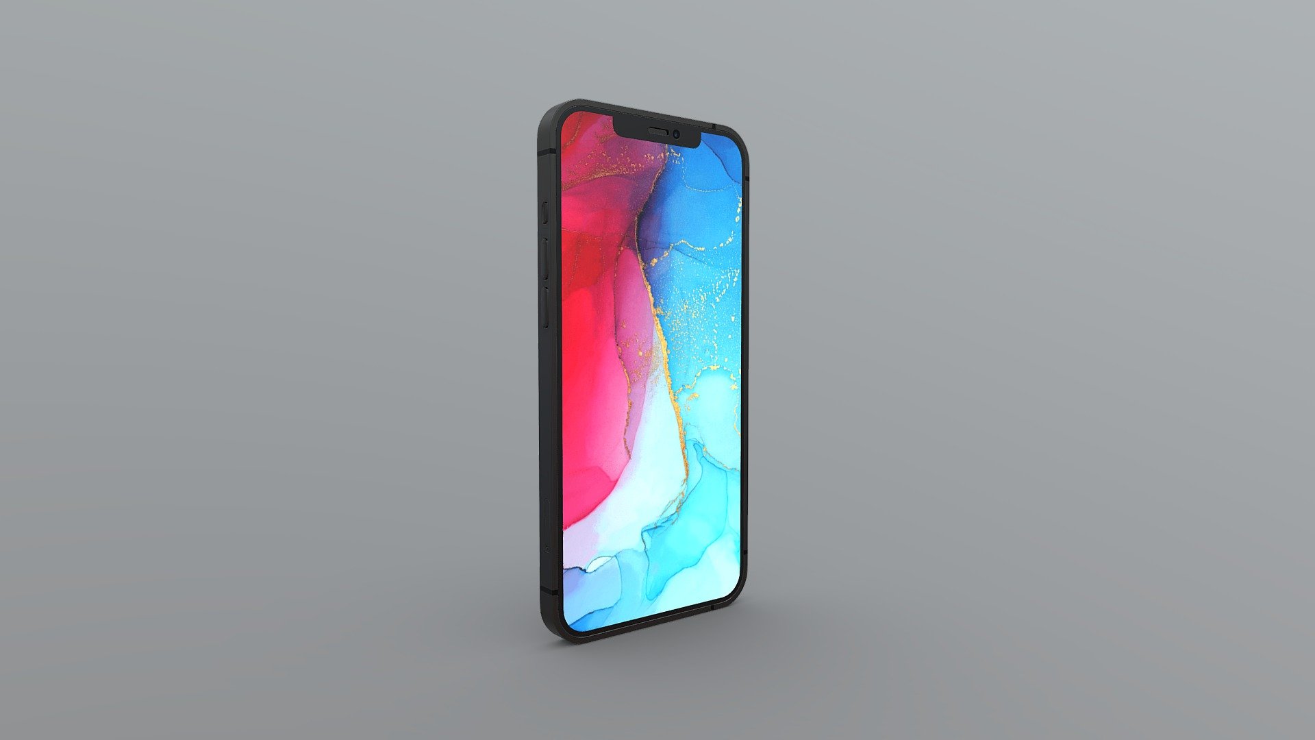 Iphone 12 Pro Max Space Grey - Buy Royalty Free 3D model by ...