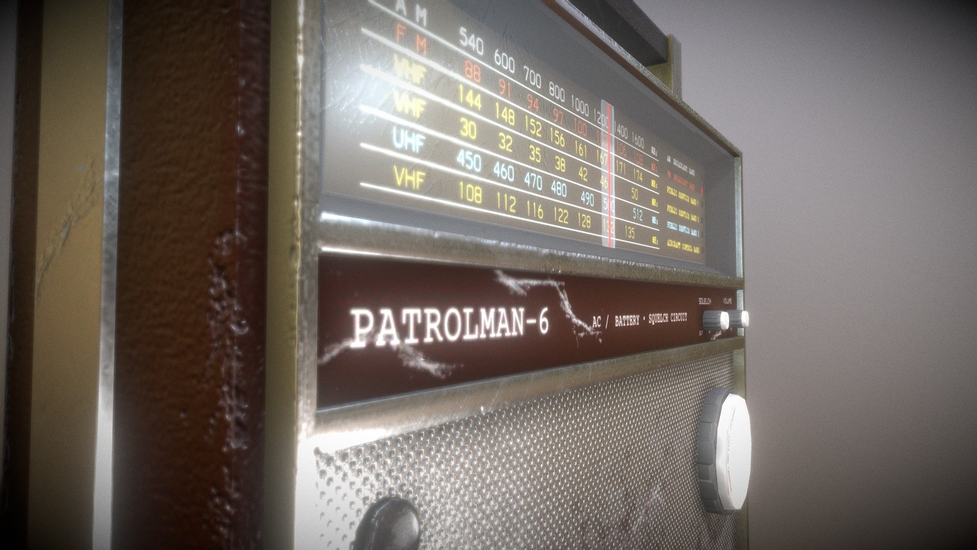 Radio Patrolman-6: Game Art - Download Free 3D model by VincentBrindisi ...