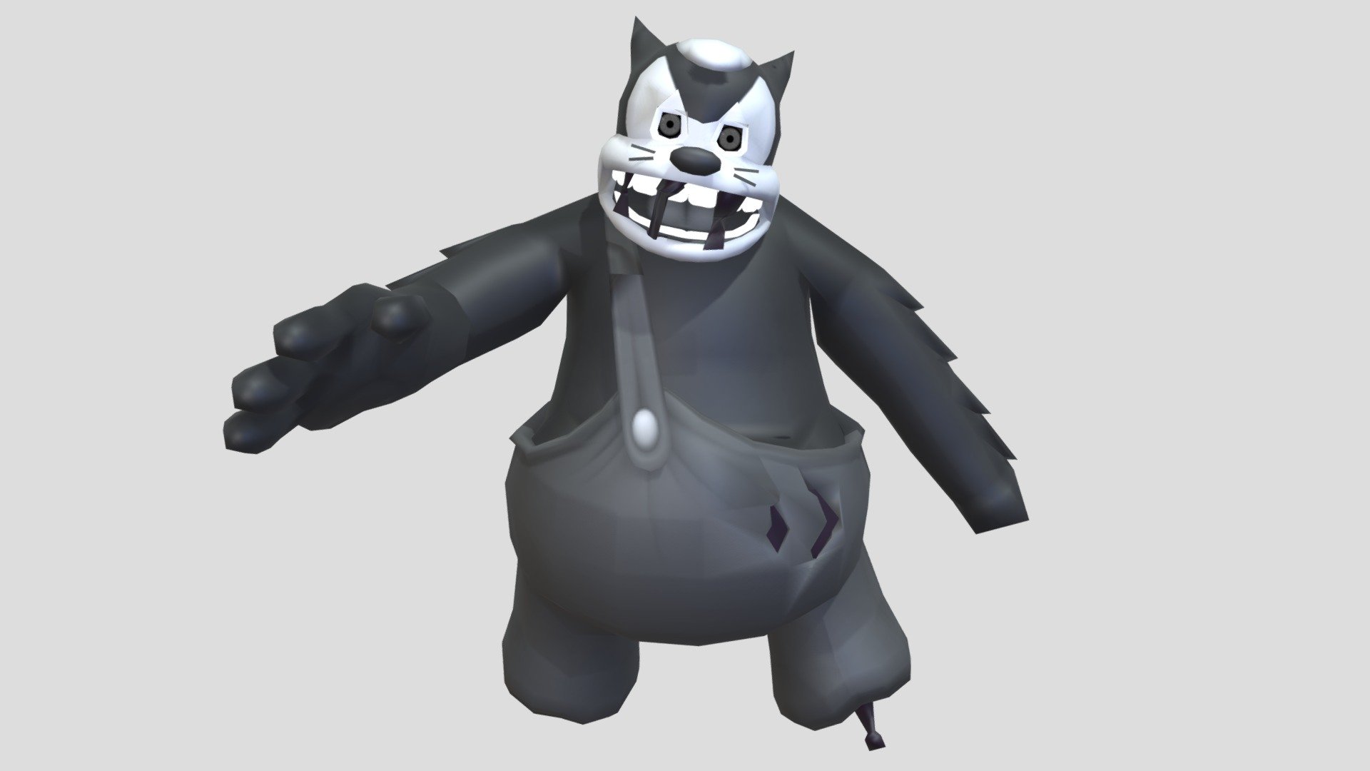 Ink- Blot Pete - Download Free 3D model by esman112910 [51541ed ...