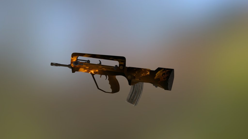 famas - 3D model by gemokpat [5156084] - Sketchfab