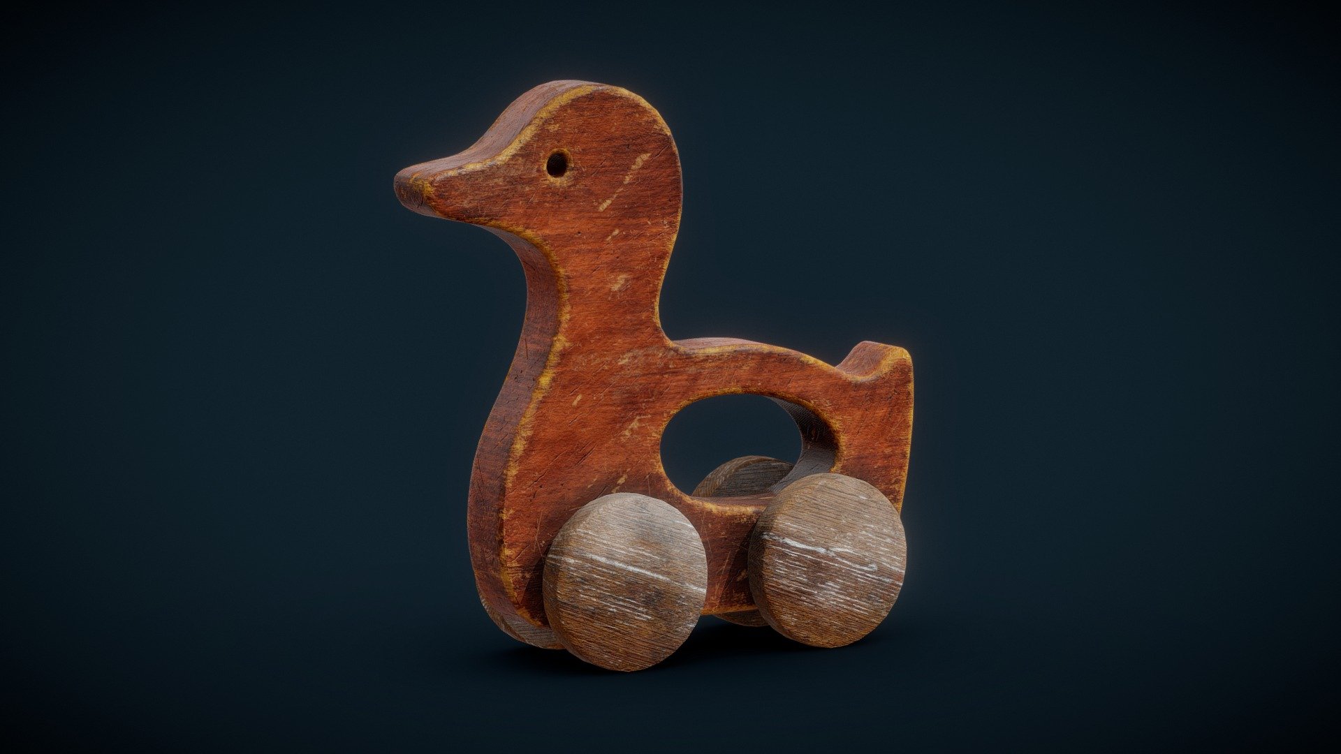 WOODEN DUCK TOY 2 - Download Free 3D model by UJJWAL CHAUHAN (@Ujjwal ...