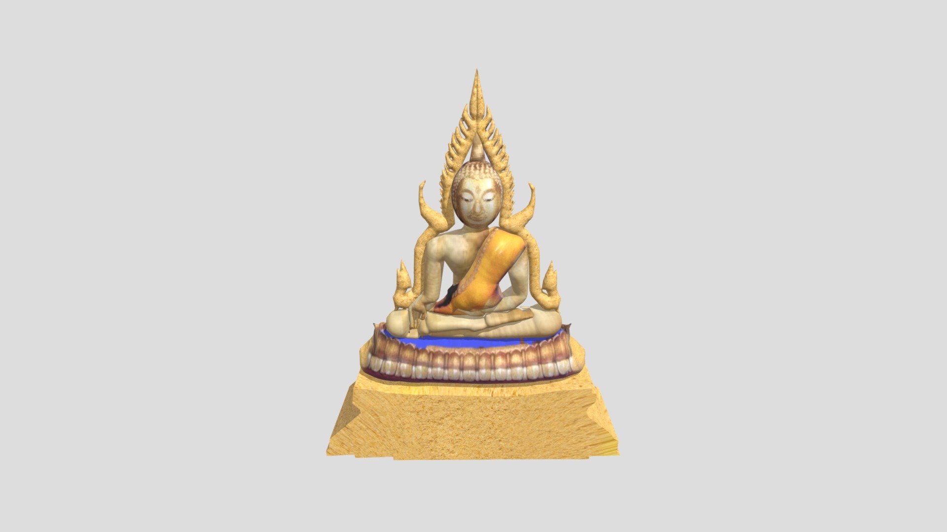 Buddha - Download Free 3D model by Chutipon.Wichaya [515be8a] - Sketchfab