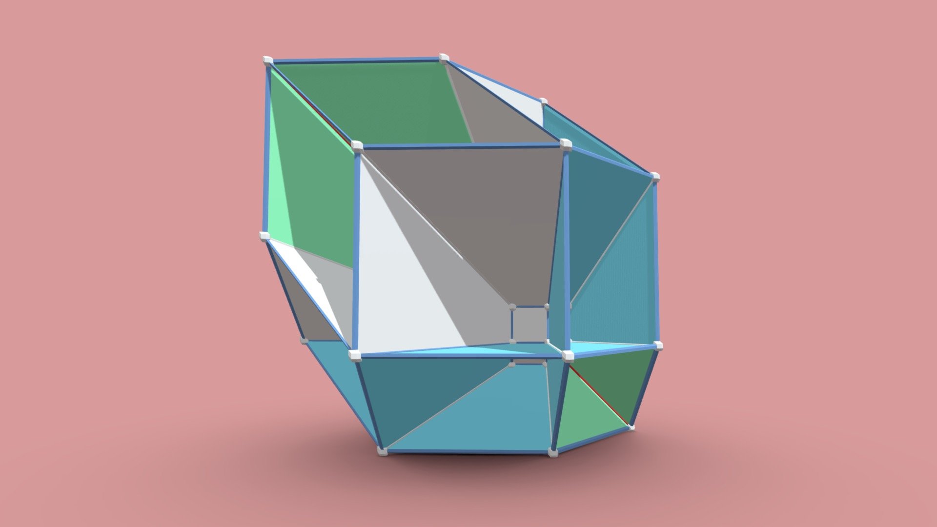 Rhombic Icosa Projection - Download Free 3D model by jjkostick [515d9ca ...